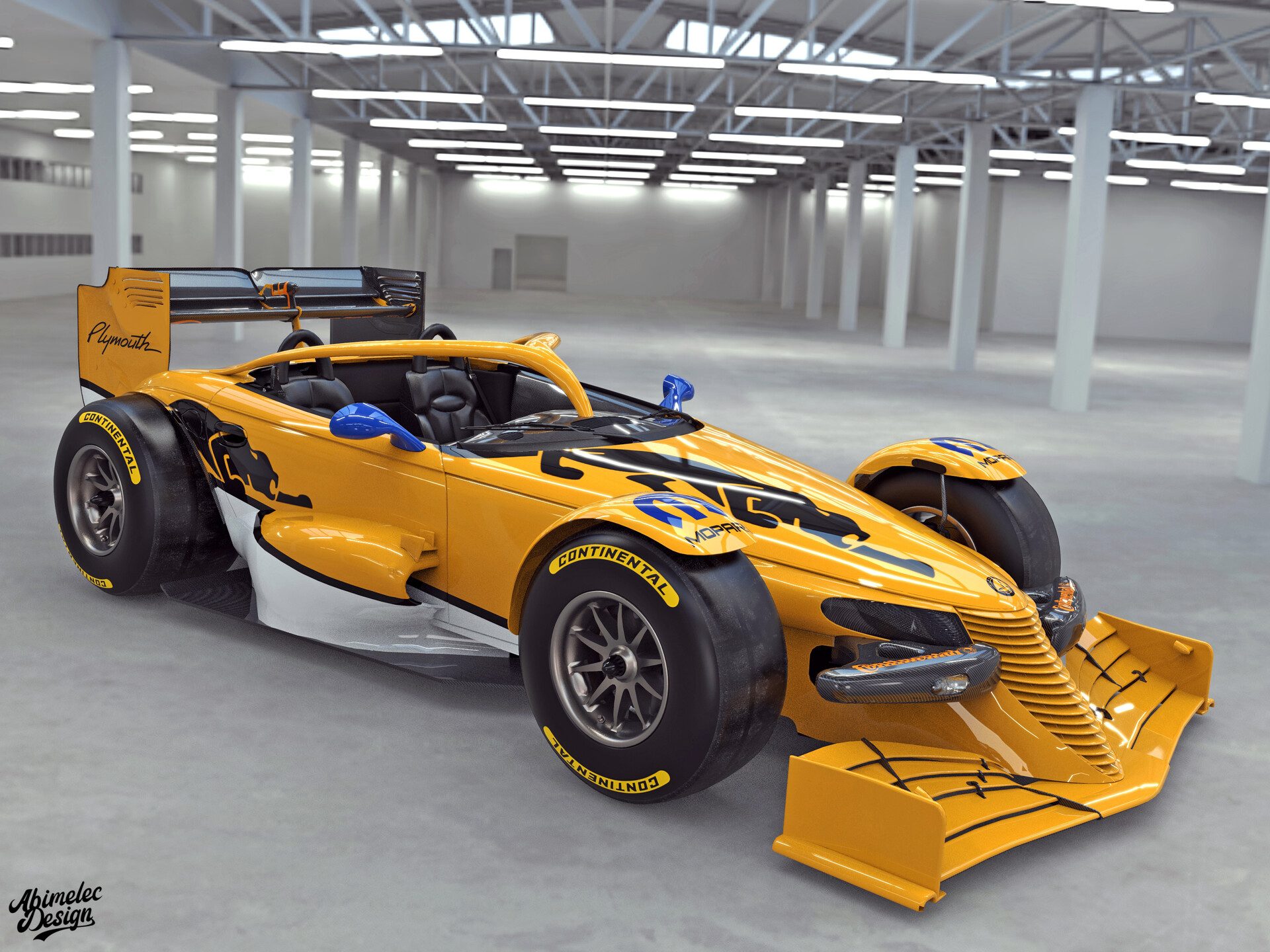 ArtStation - Plymouth Prowler F1 Car