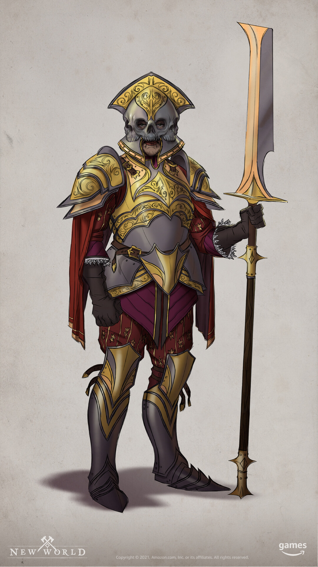 Tyler Stott - New World: Character Armor-Set Concept
