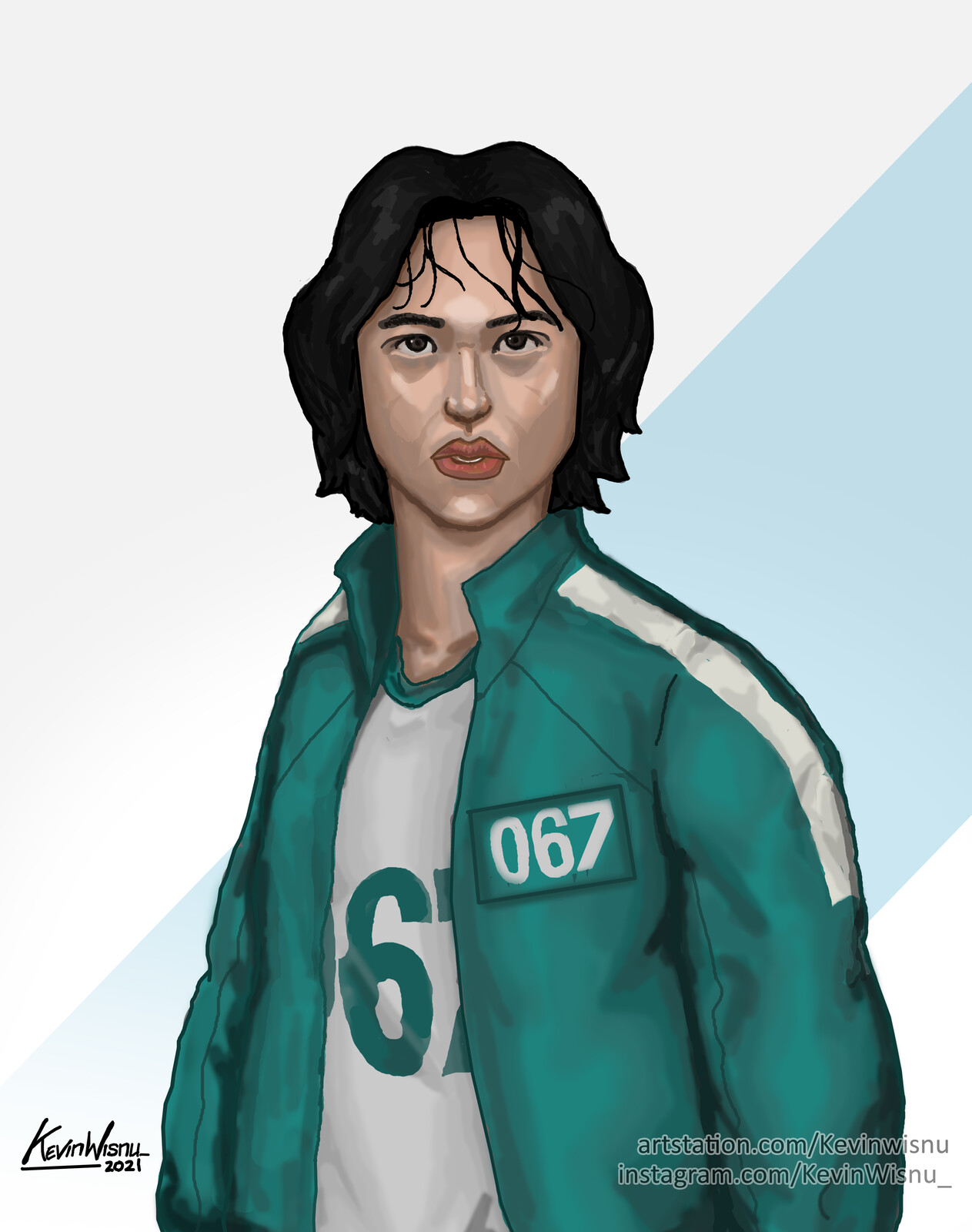 Kevin Wisnu - 067 | Squid Game Fan Art