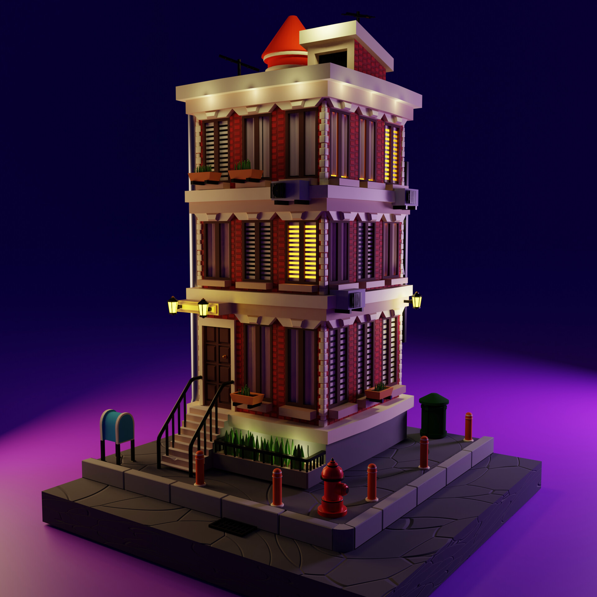 ArtStation - Apartment Building