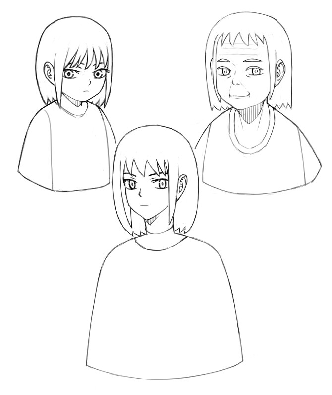 ArtStation - Character age progression