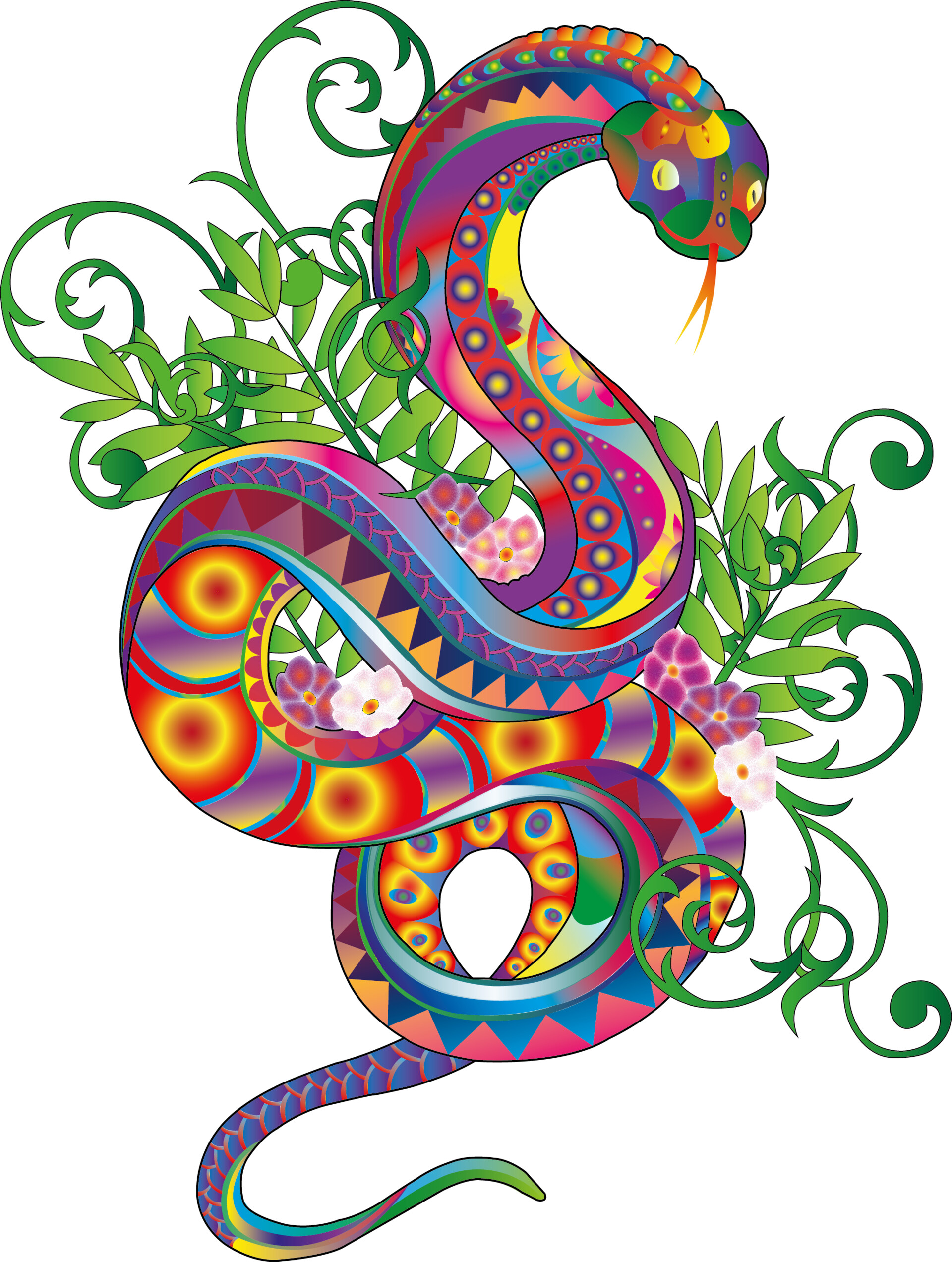 ArtStation - Mándala de Serpiente