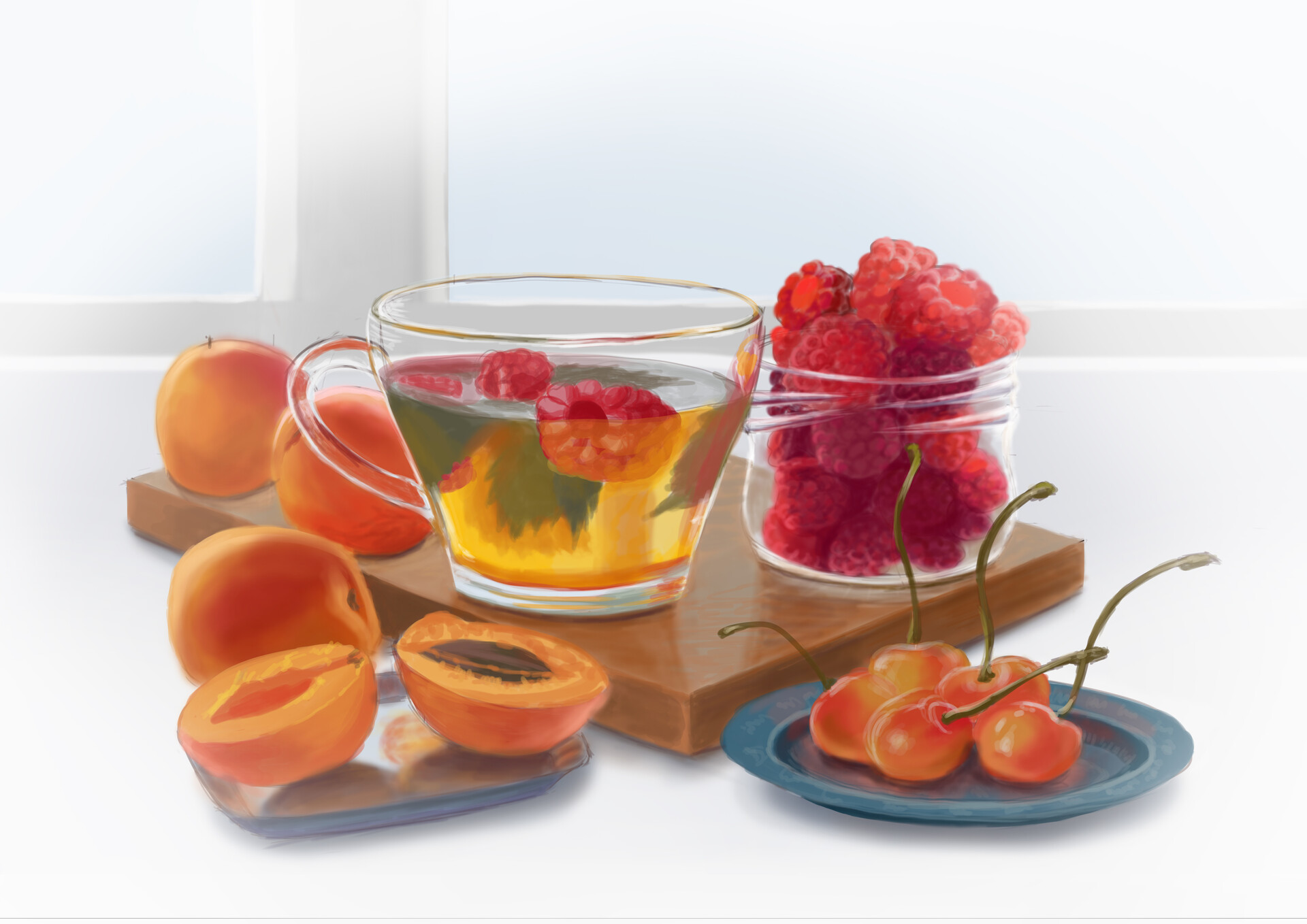 ArtStation - Summer still-life