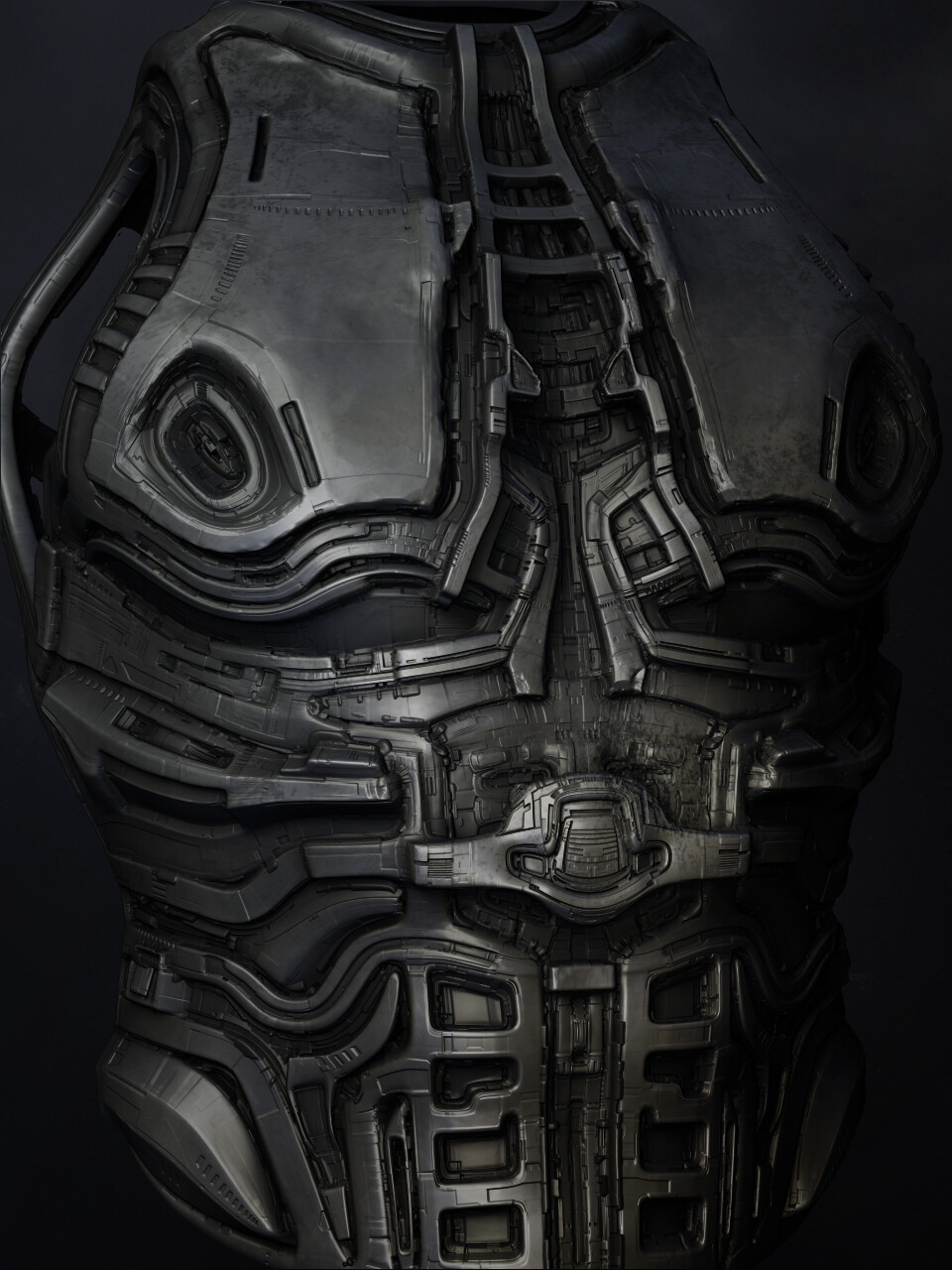 ArtStation - Sci fi chest details...