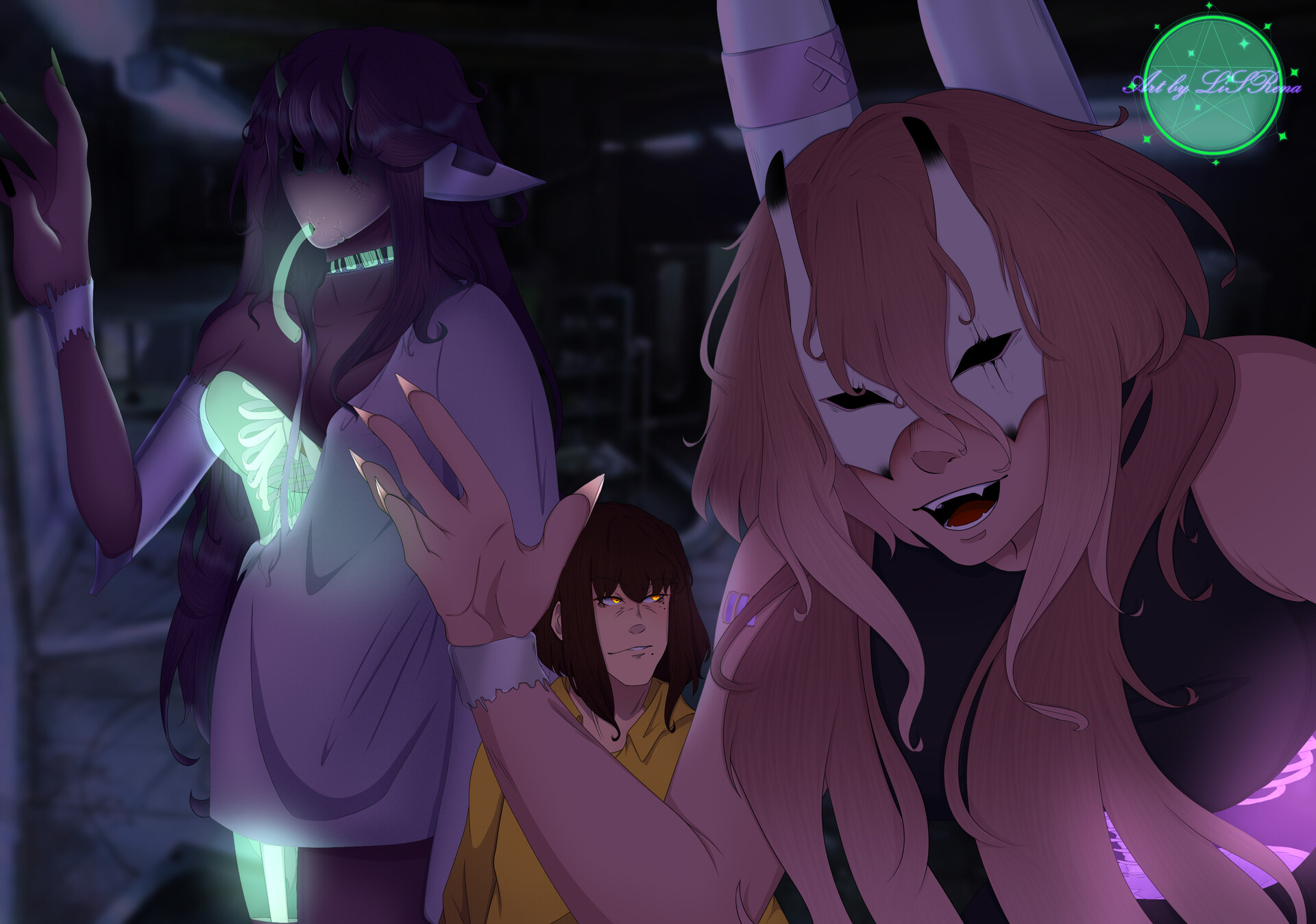 ArtStation - Original character. Kefaris and Abin