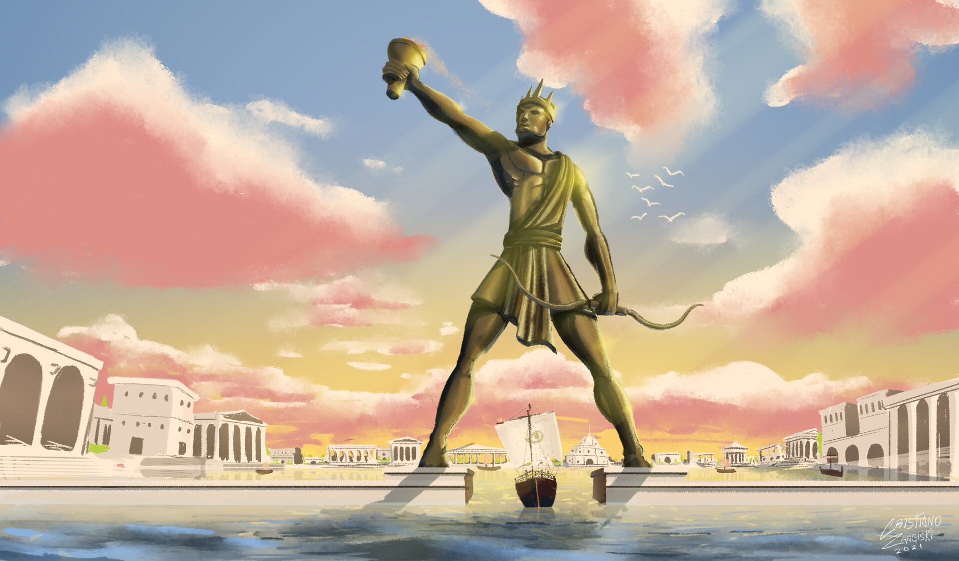 ArtStation - Colossus of Rhodes