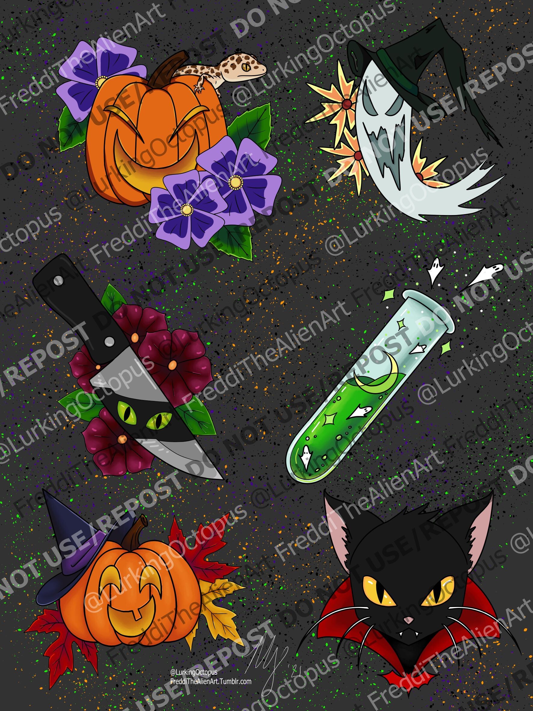 ArtStation - Spooky Flash Sheet