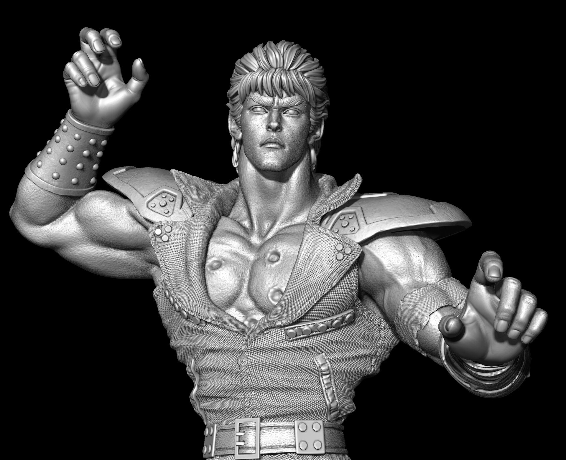 ArtStation - Kenshiro - Hokuto no Ken