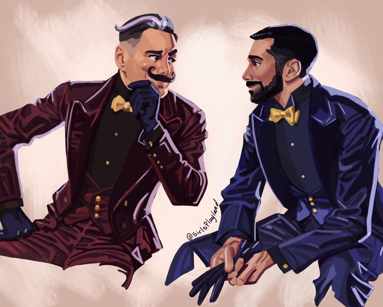 ArtStation - 1920's Dr.Robotnik and Agent stone