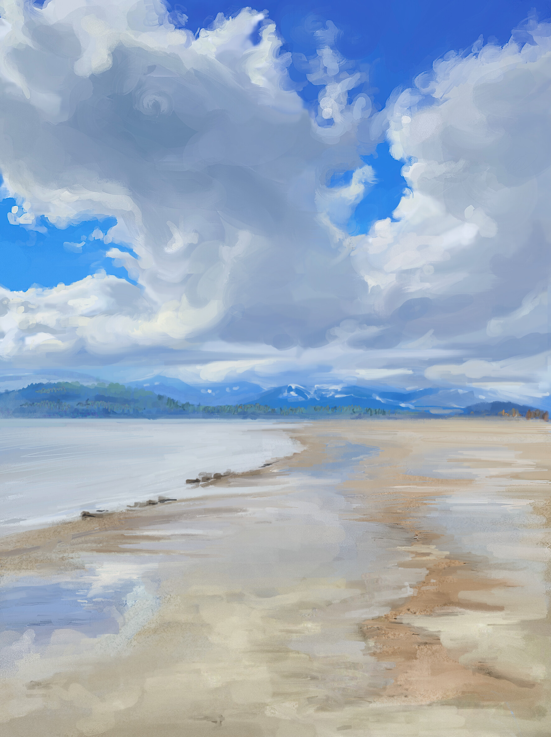 ArtStation - Small Seaside Environment Practice