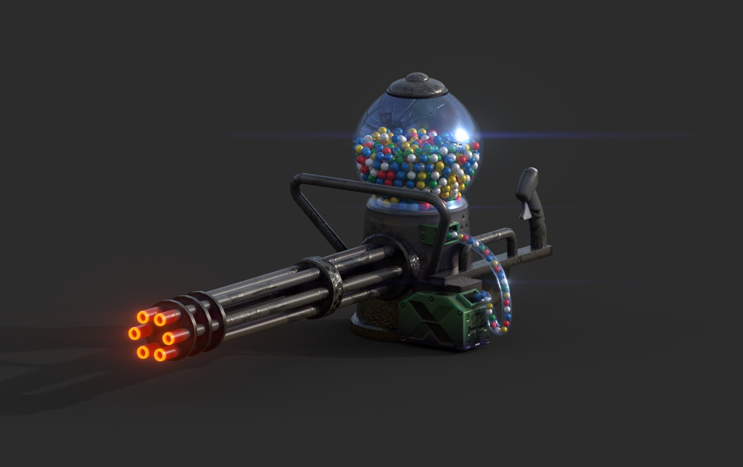 ArtStation - Gumball Machine Gun