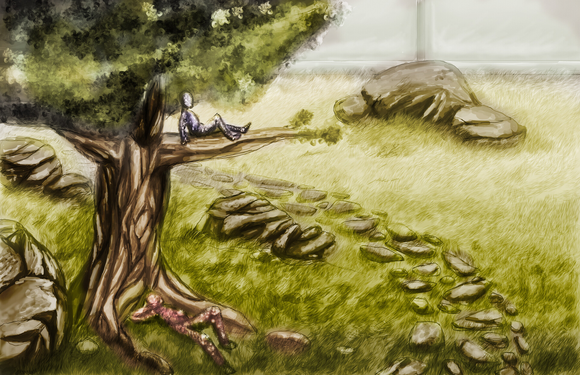 Allen Fortney - Vessel - Splash Screen, UI and Character Concepts