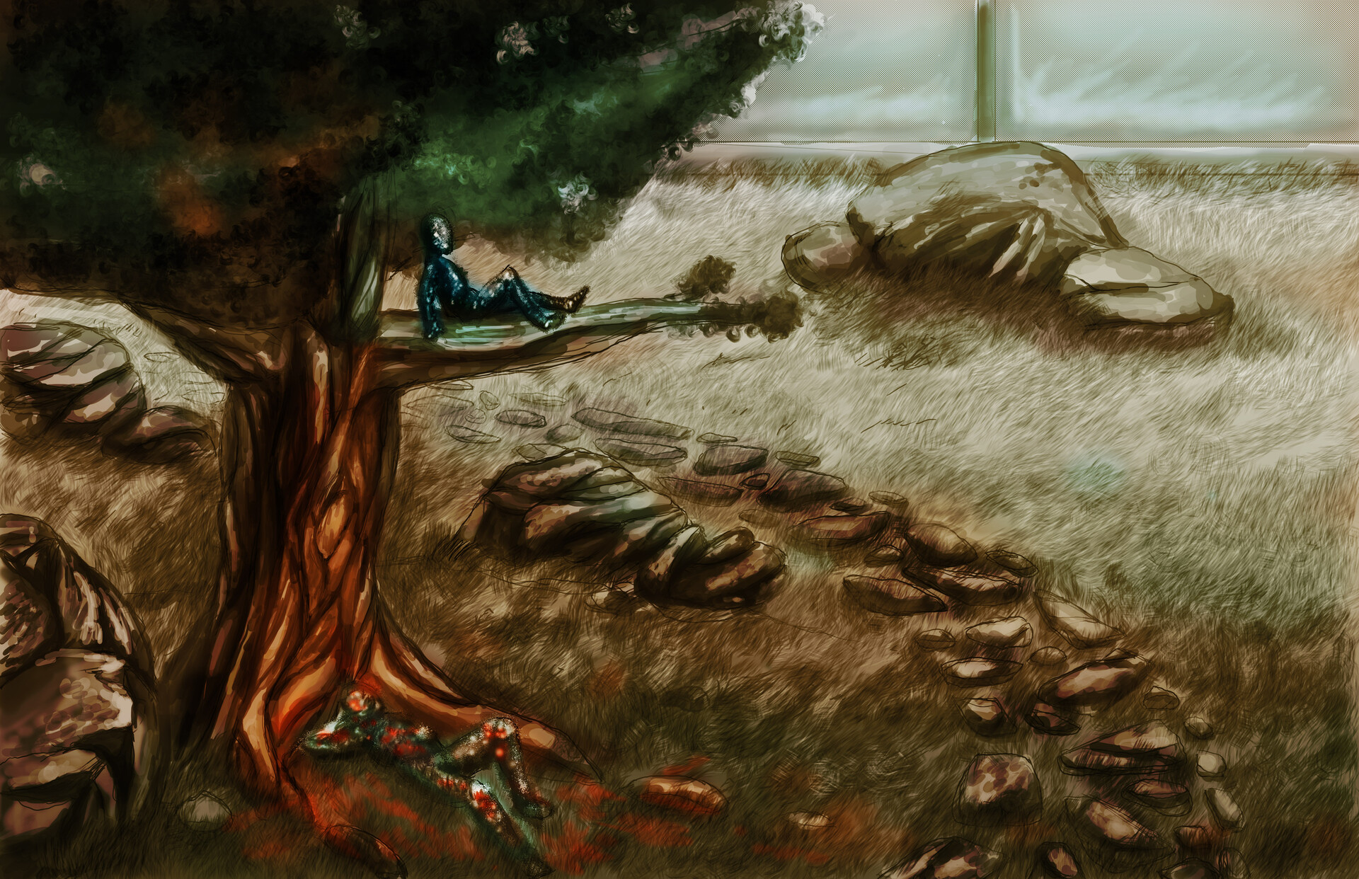 Allen Fortney - Vessel - Splash Screen, UI and Character Concepts