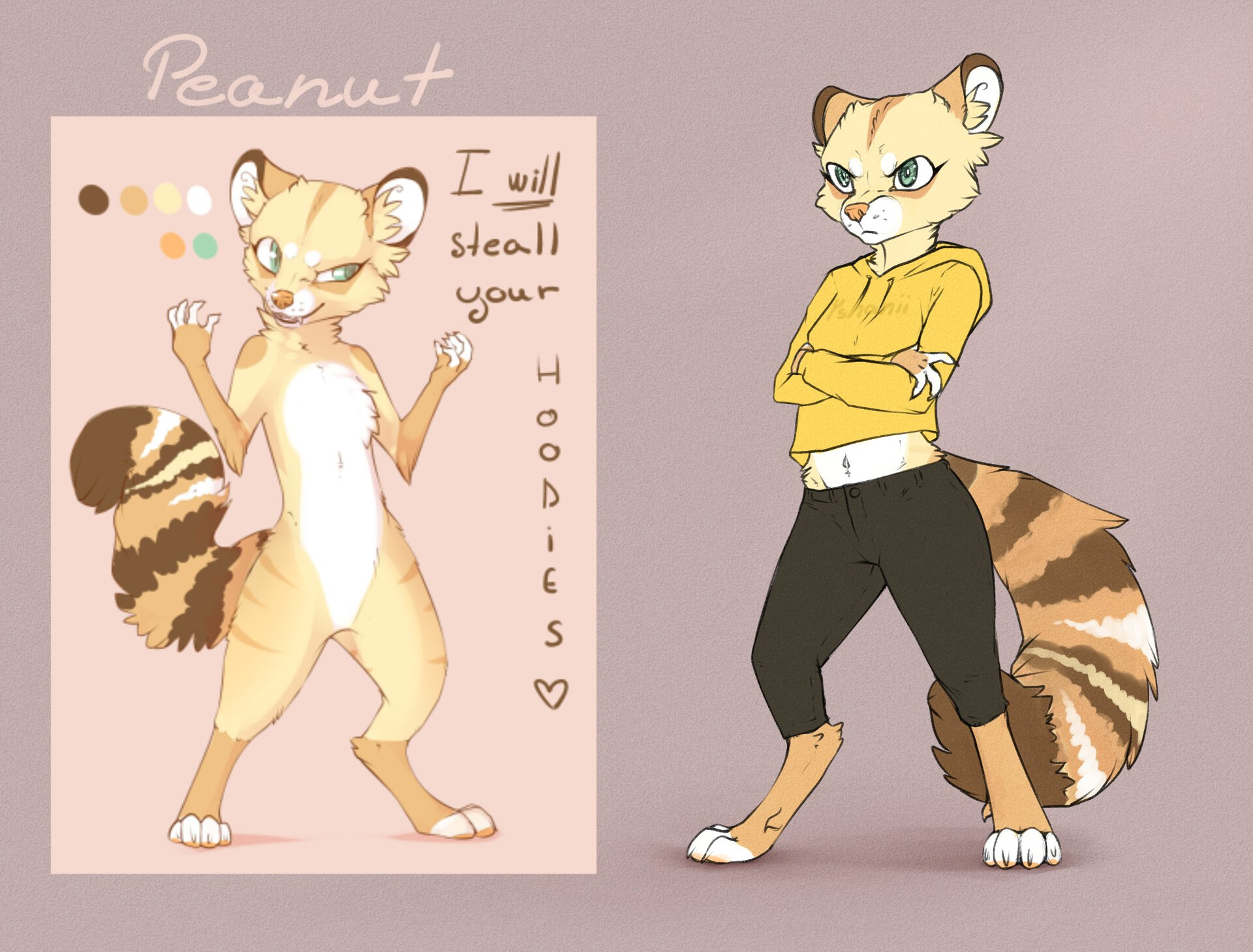 ArtStation - Ref sheet for Peanut