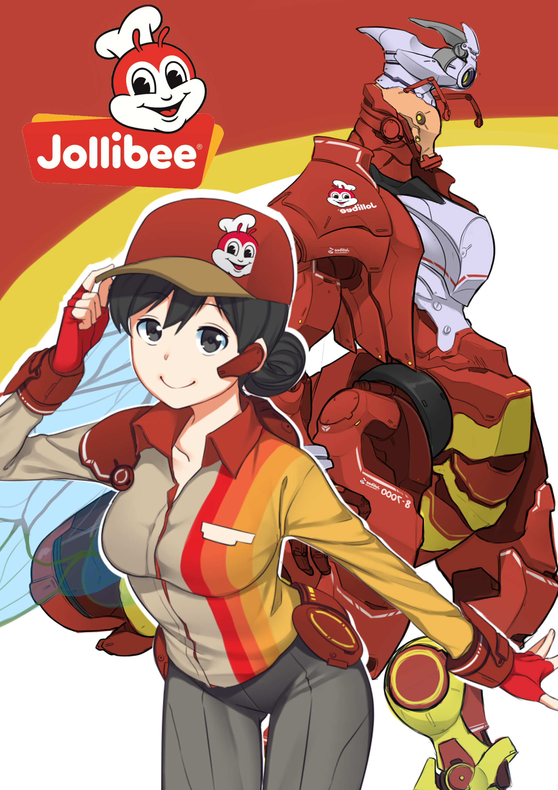 ArtStation - Fast Food Mecha Series|Jollibee