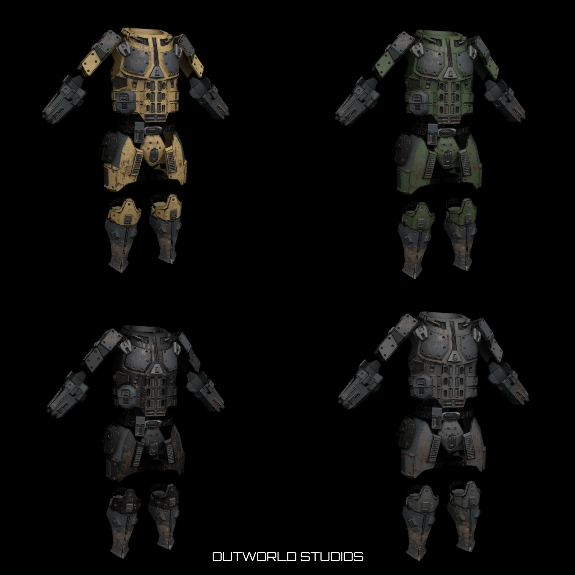 ArtStation - Scion Conflict: Wasp Armor Retextured