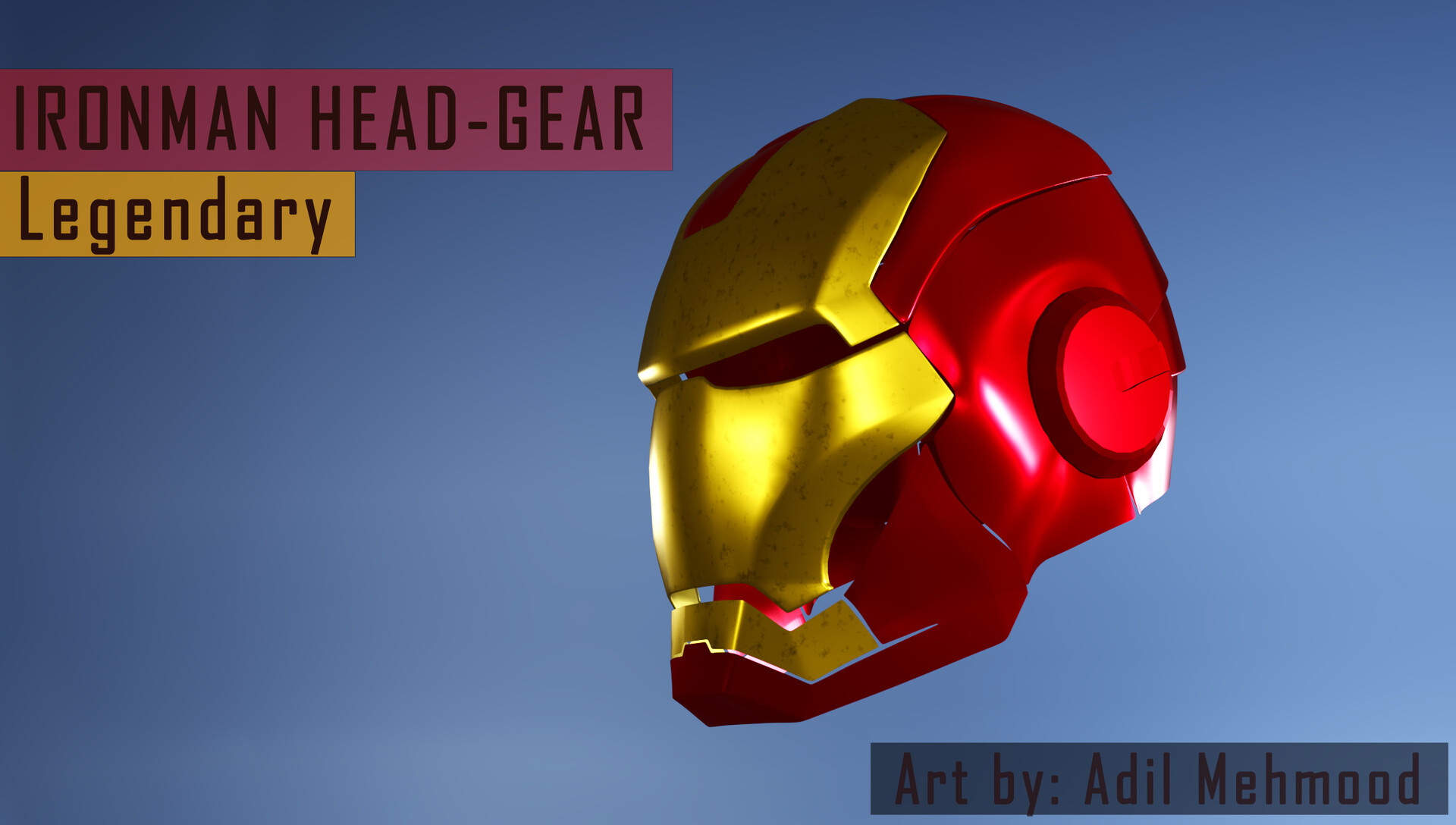 ArtStation - Ironman Head-Gear (Helmet)
