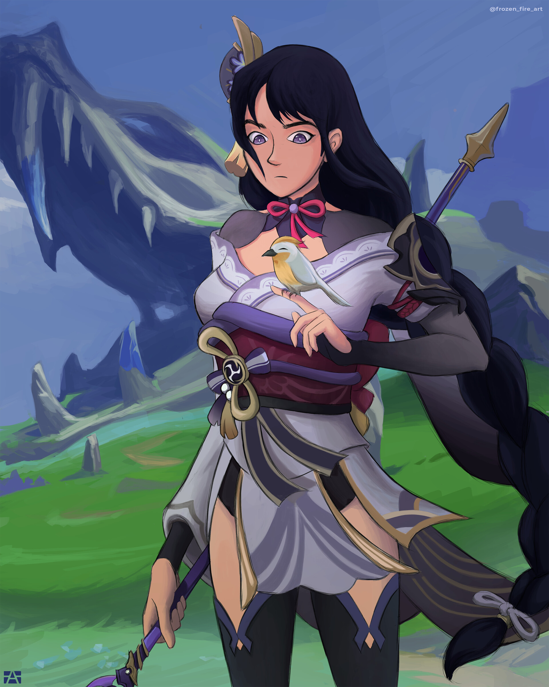 ArtStation - Raiden shogun (Ei)