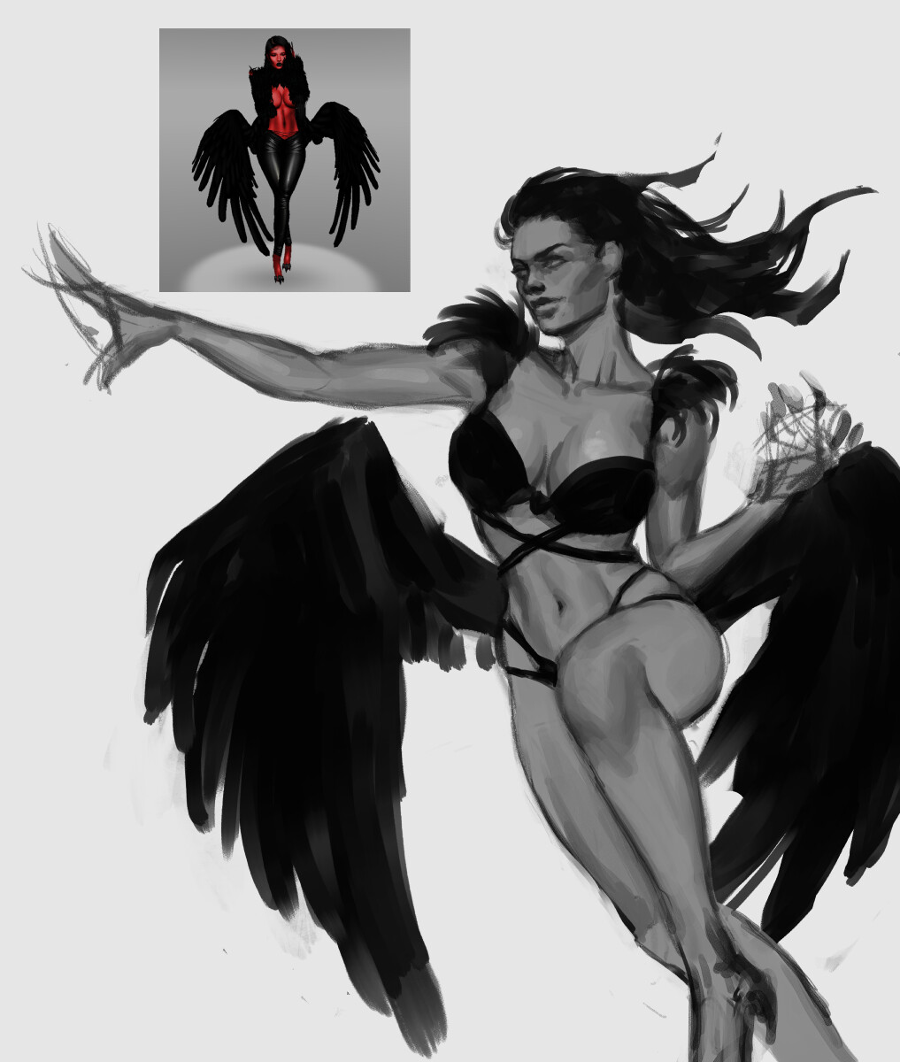 ArtStation - Winged Lady