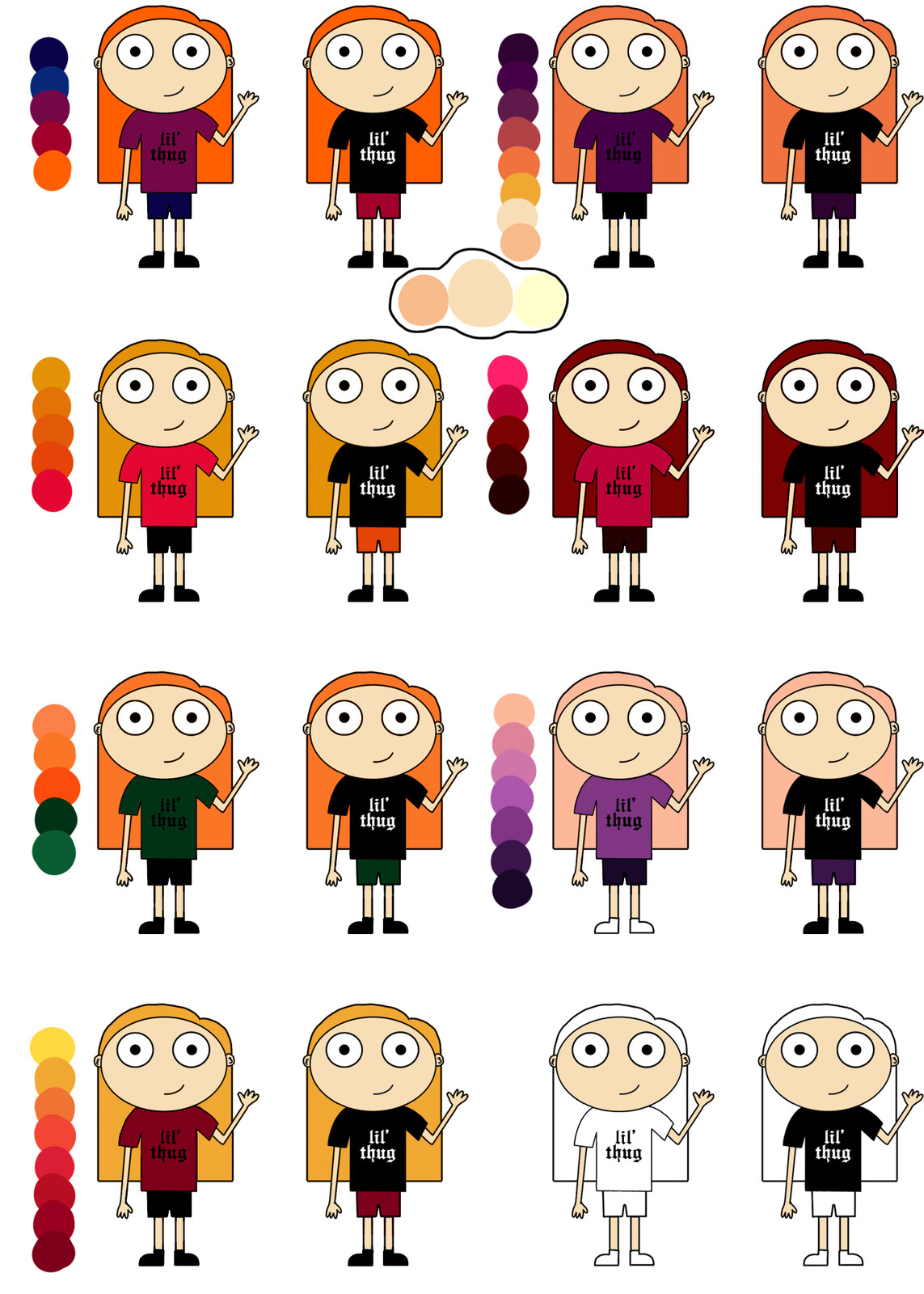 Dora Szigeti - The beginnings- character design