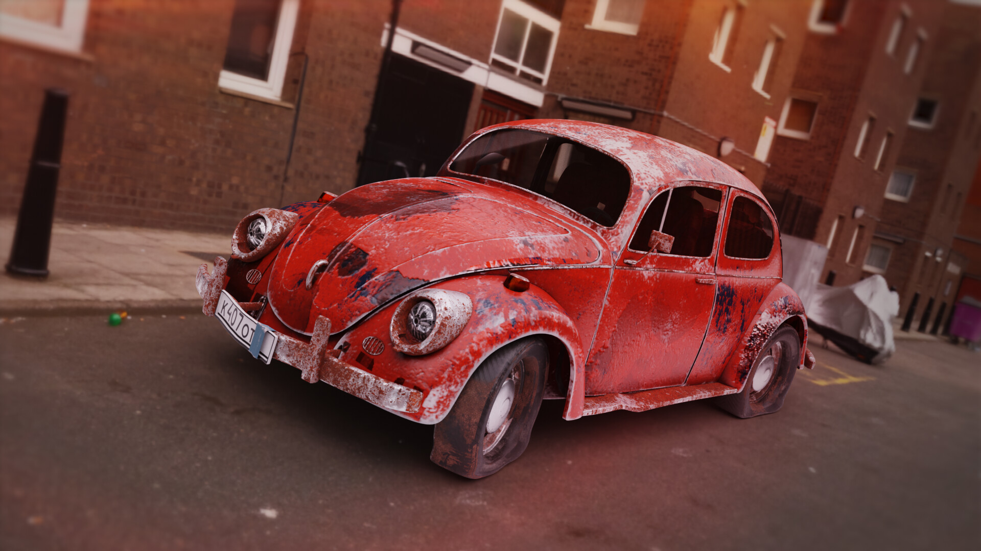 ArtStation - Volkswagen beetle 3D model