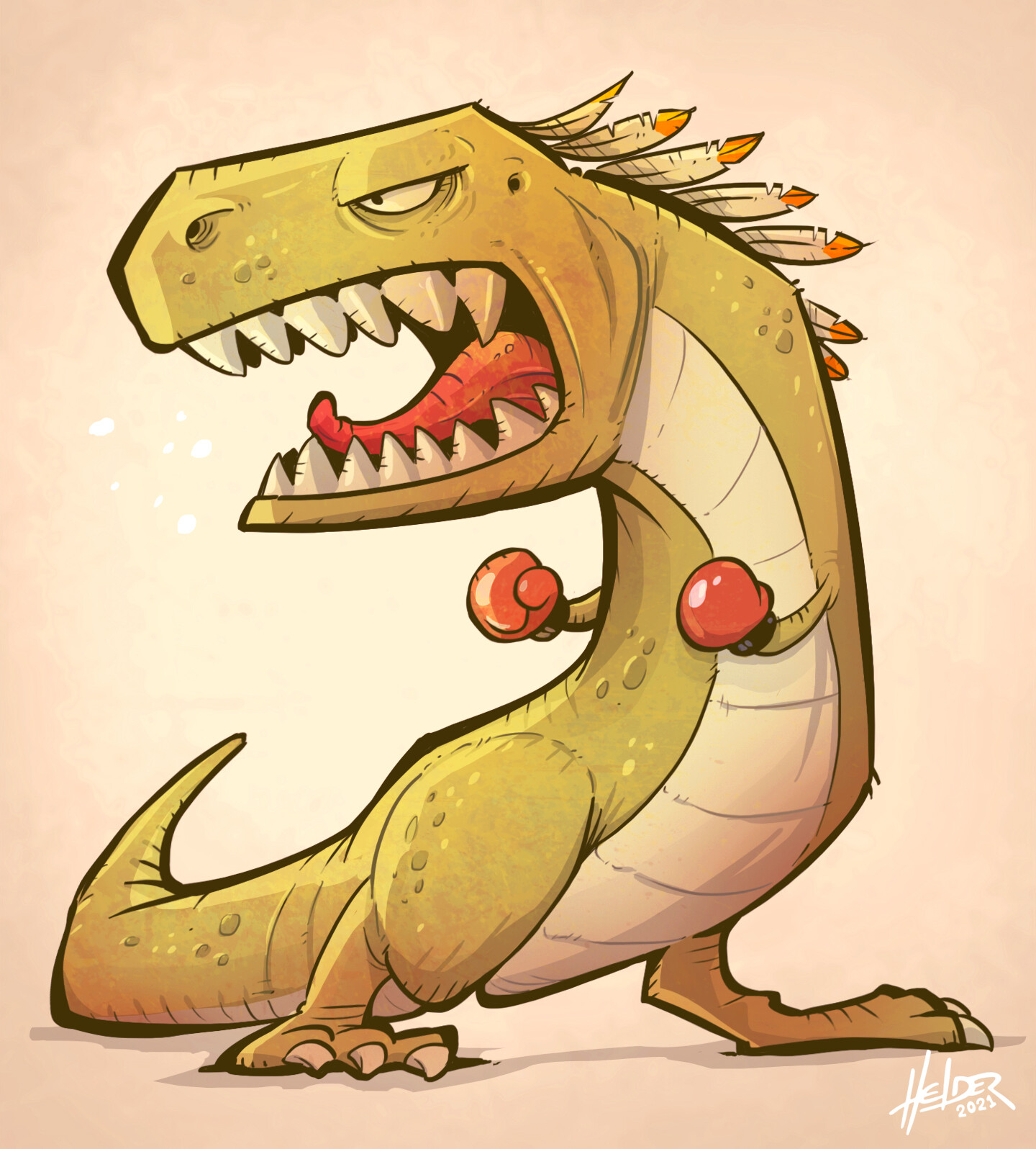 ArtStation - Dino fighter