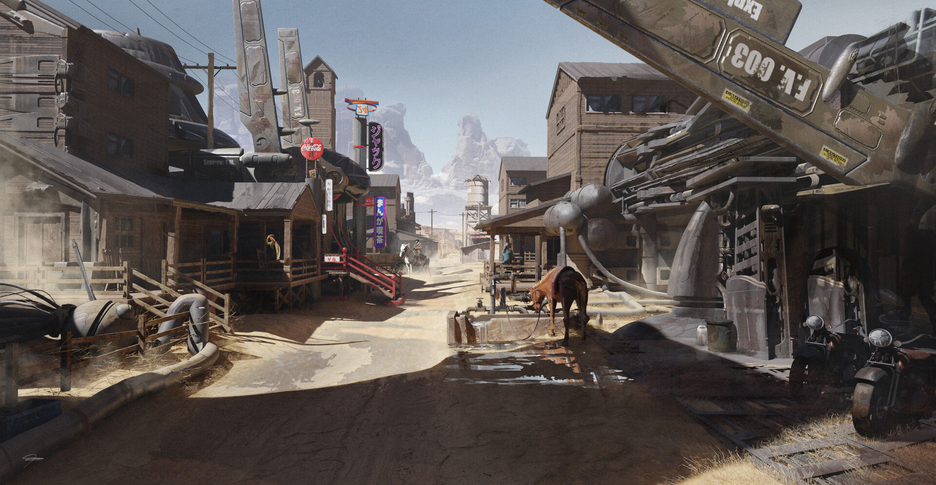 ArtStation - Dustscrap City