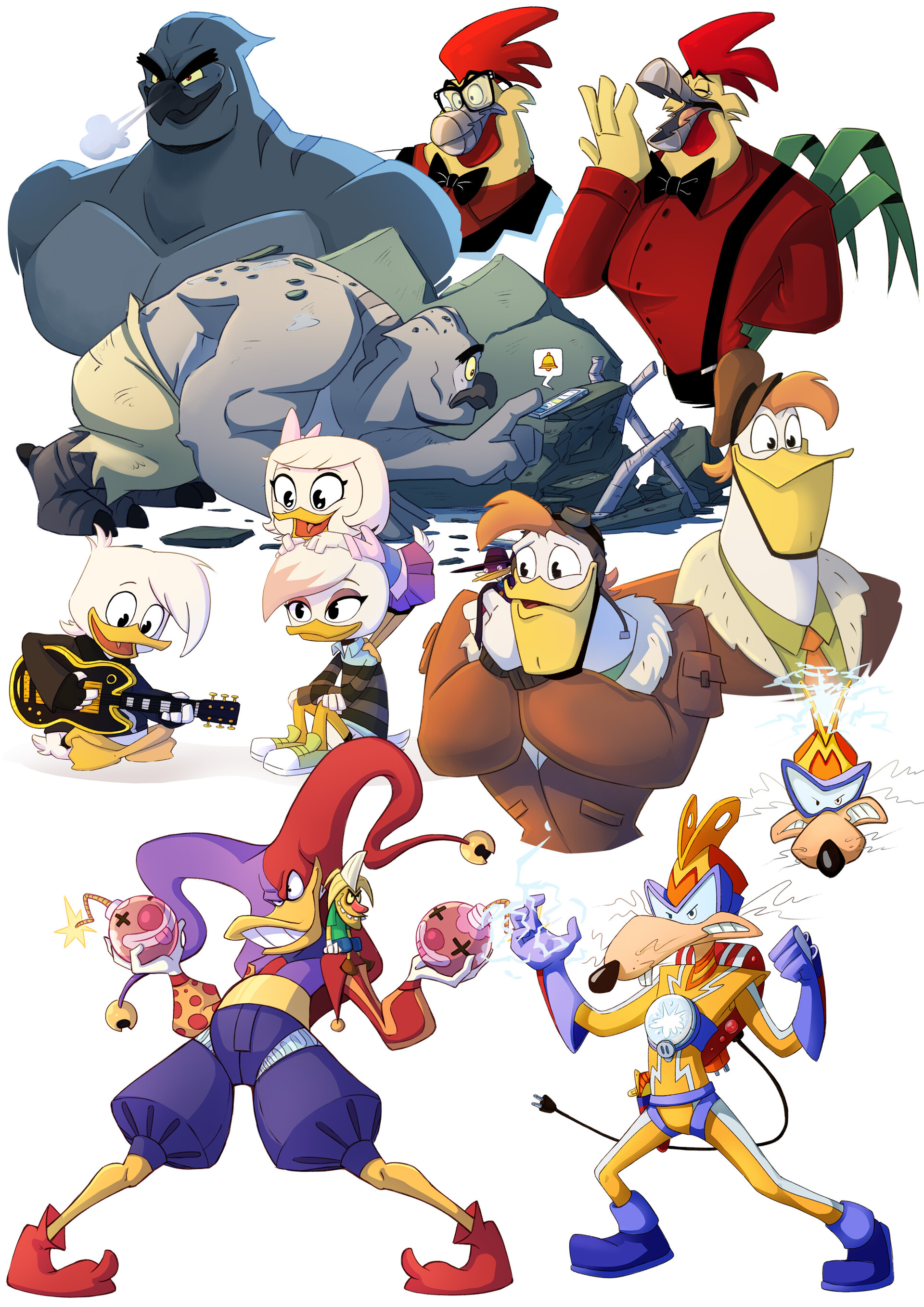 ArtStation - Ducktales2017 - Characters Fanart02