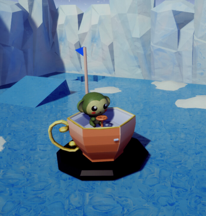 ArtStation - Tea cup bumper car