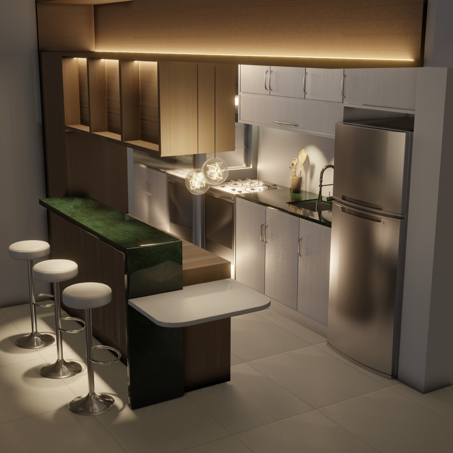 ArtStation - Archviz - Kitchen