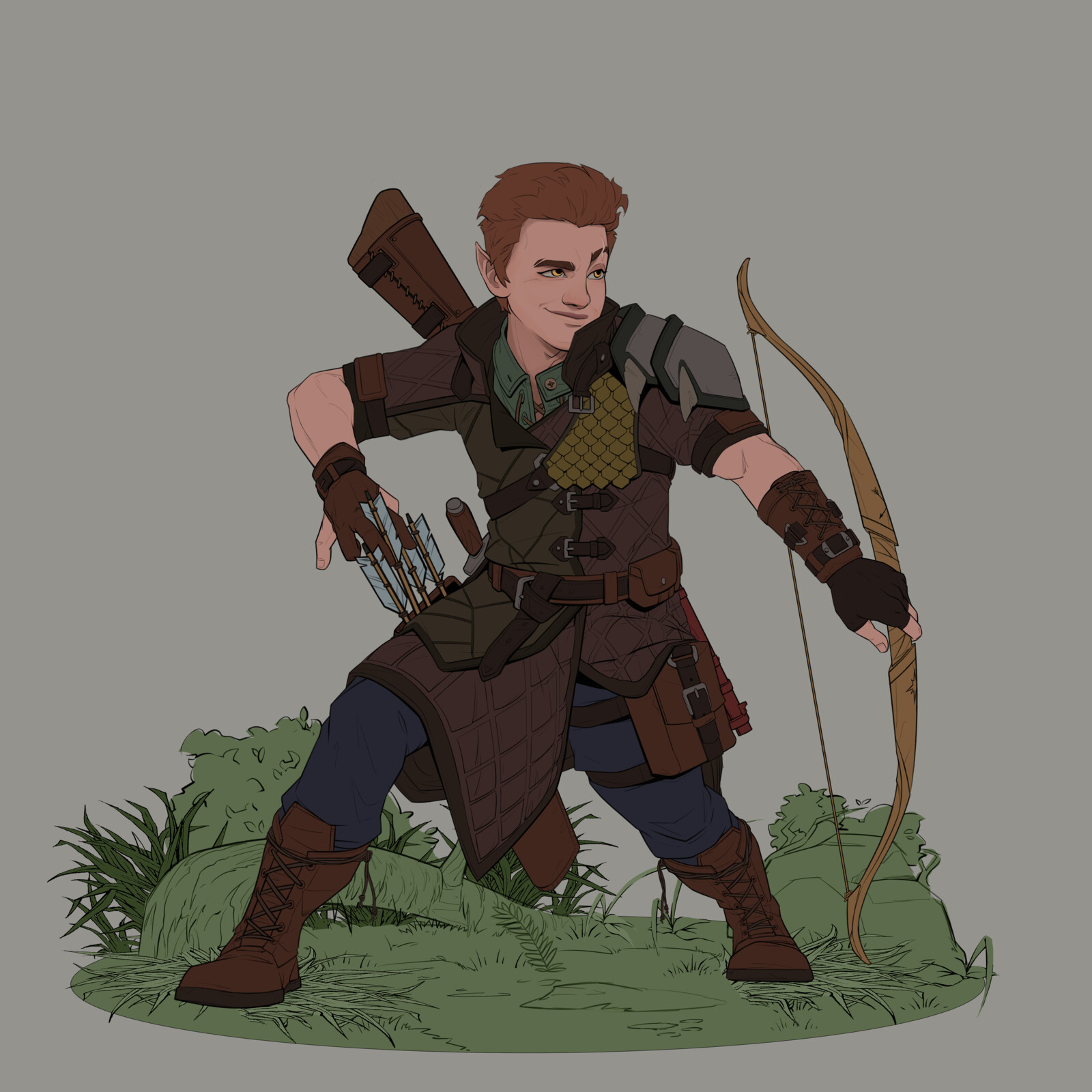 Paul Van Calla Jr. - DND Character: Halfling Ranger
