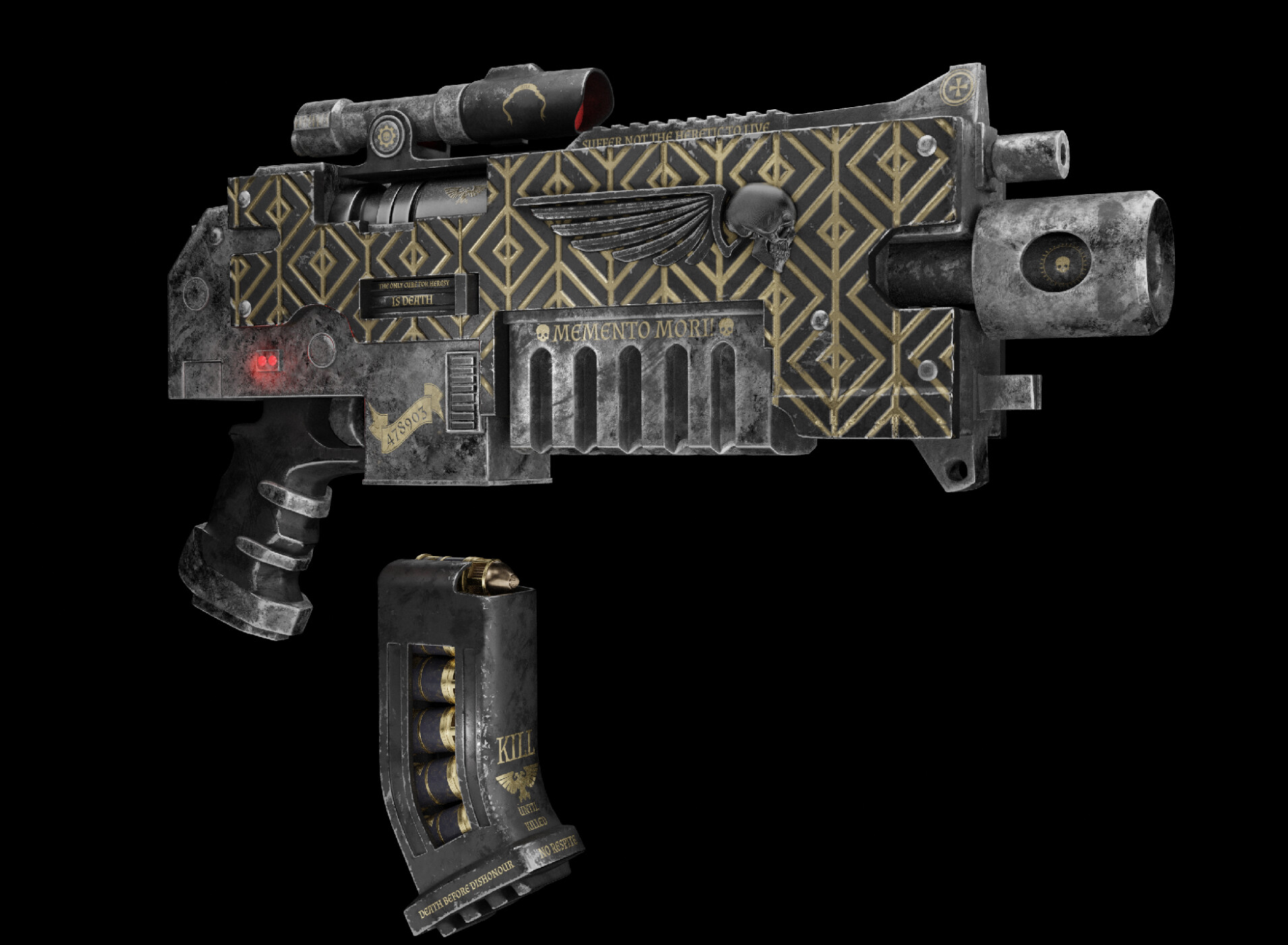 ArtStation - 40k Bolter