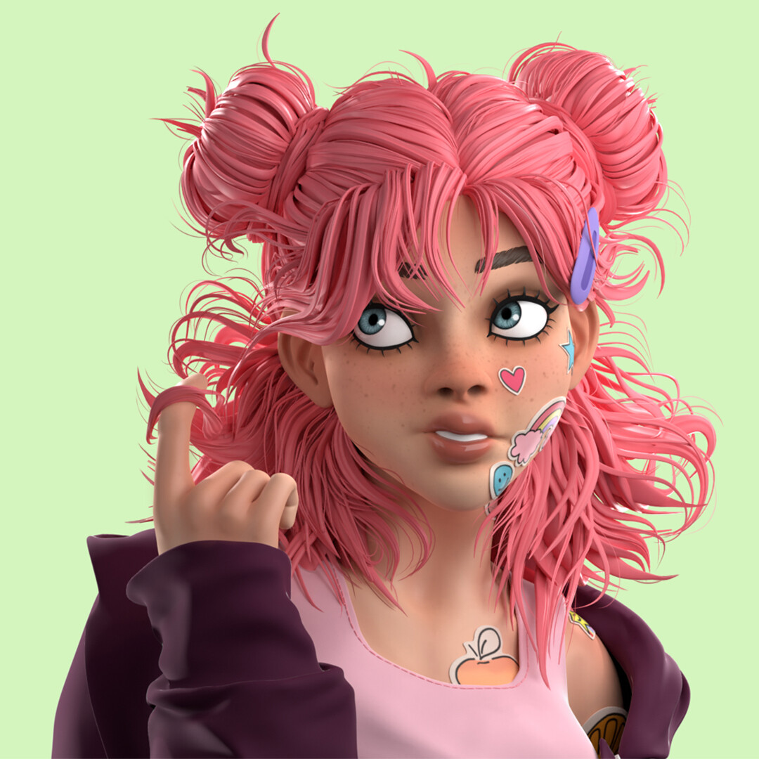 ArtStation - Stylized girl