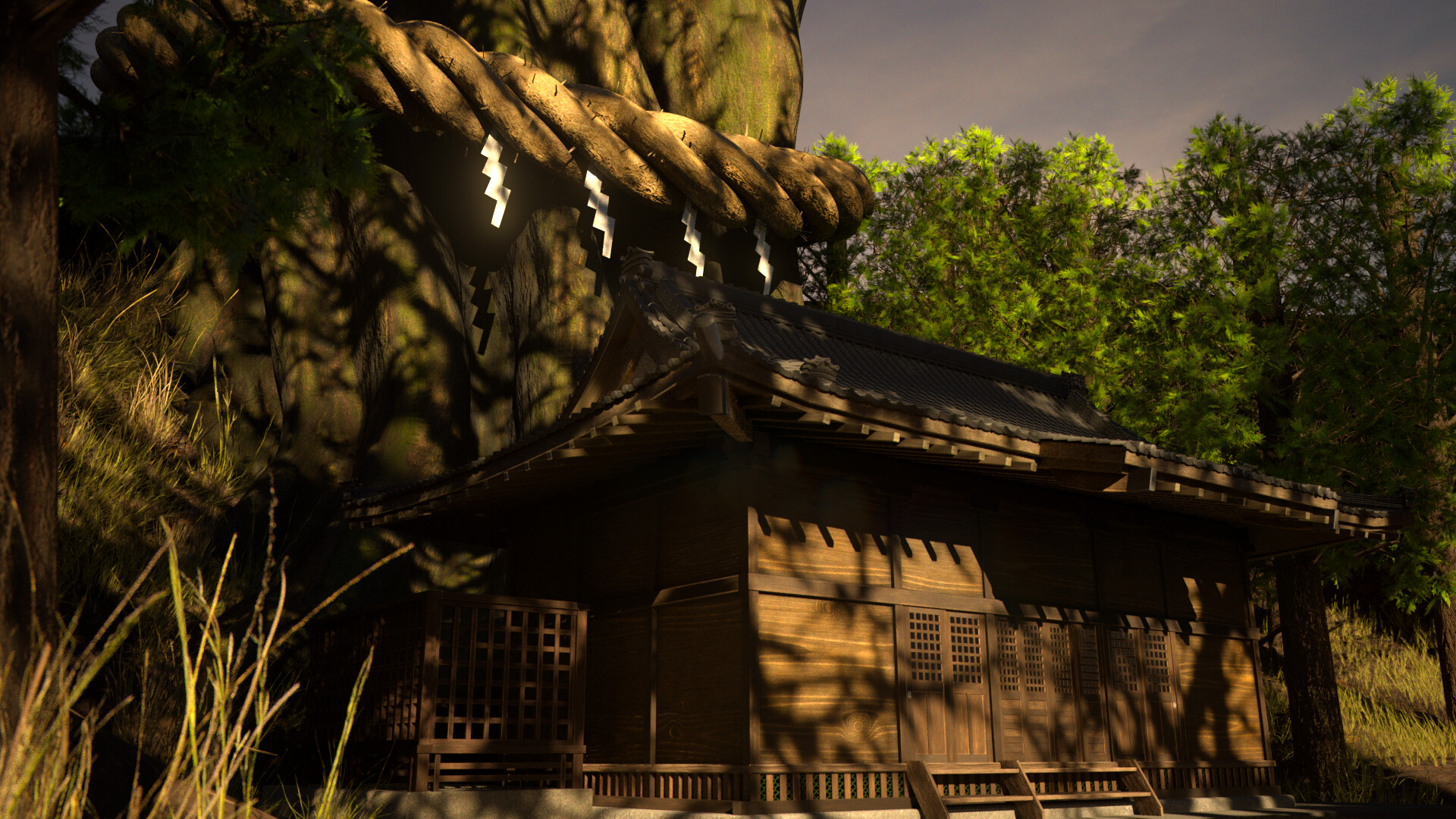ArtStation - Japanese Shrine