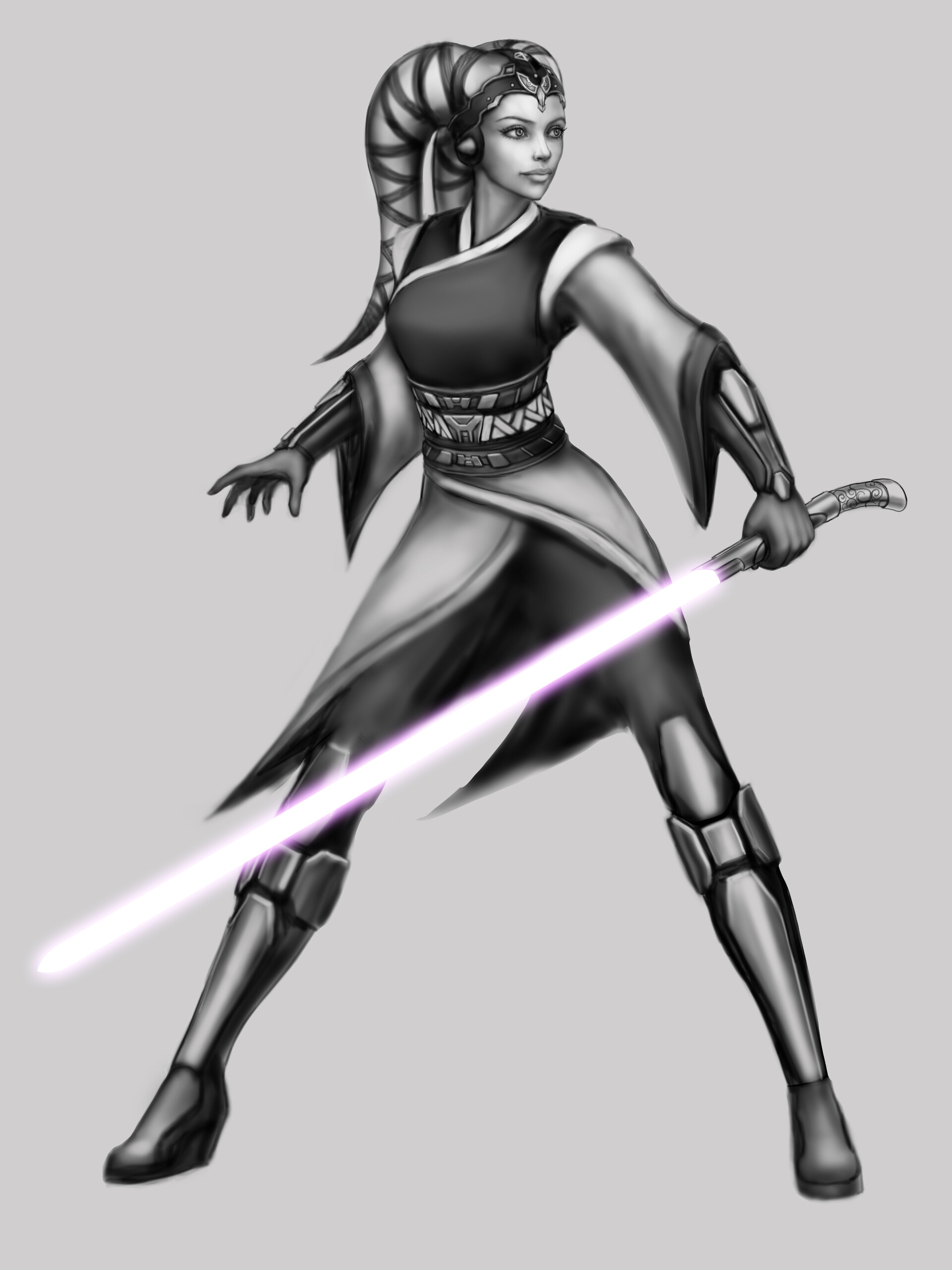 Buyansanjaa Art - Star Wars Jedi Tali Sroka Commission