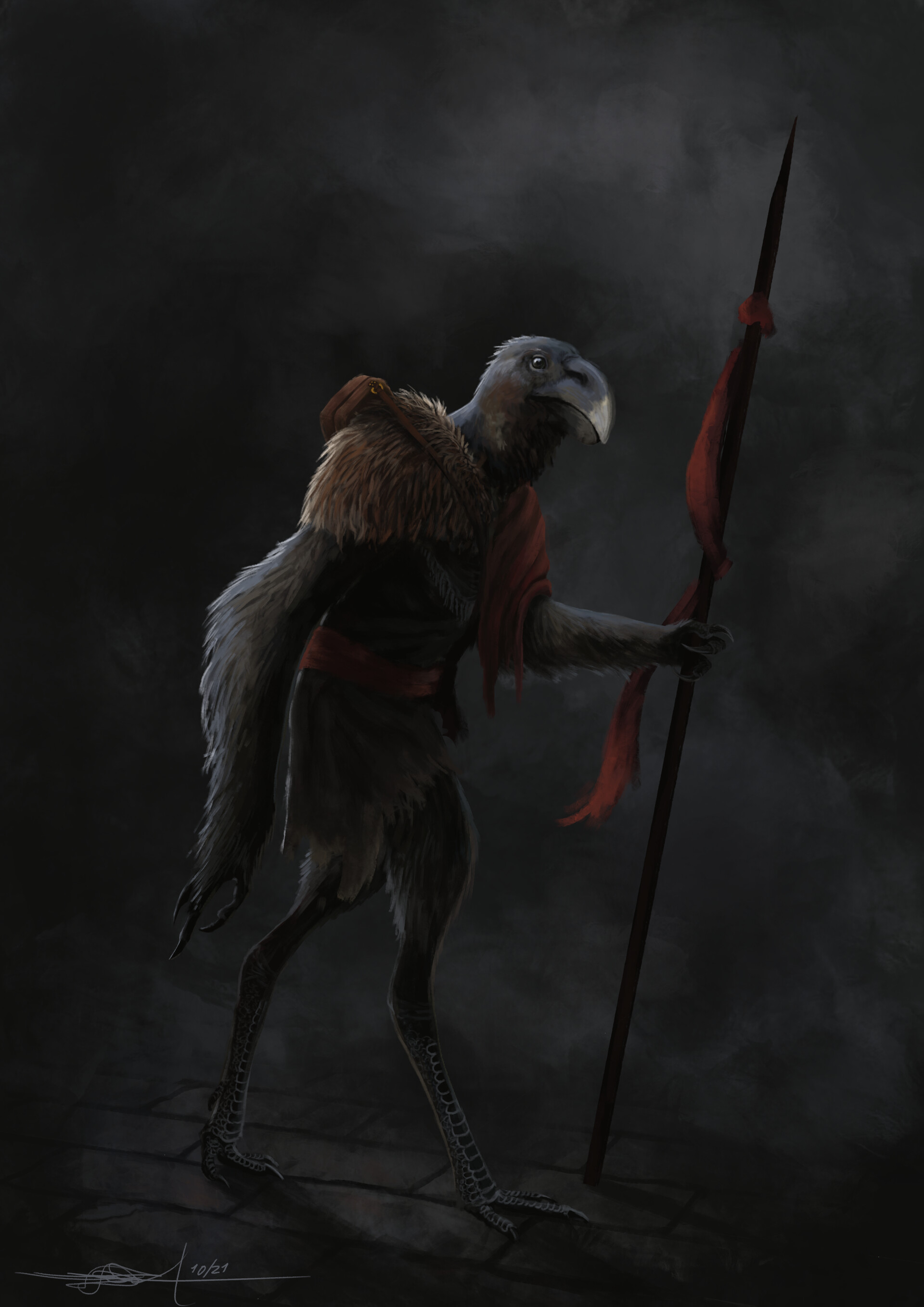 ArtStation - Kenku character design