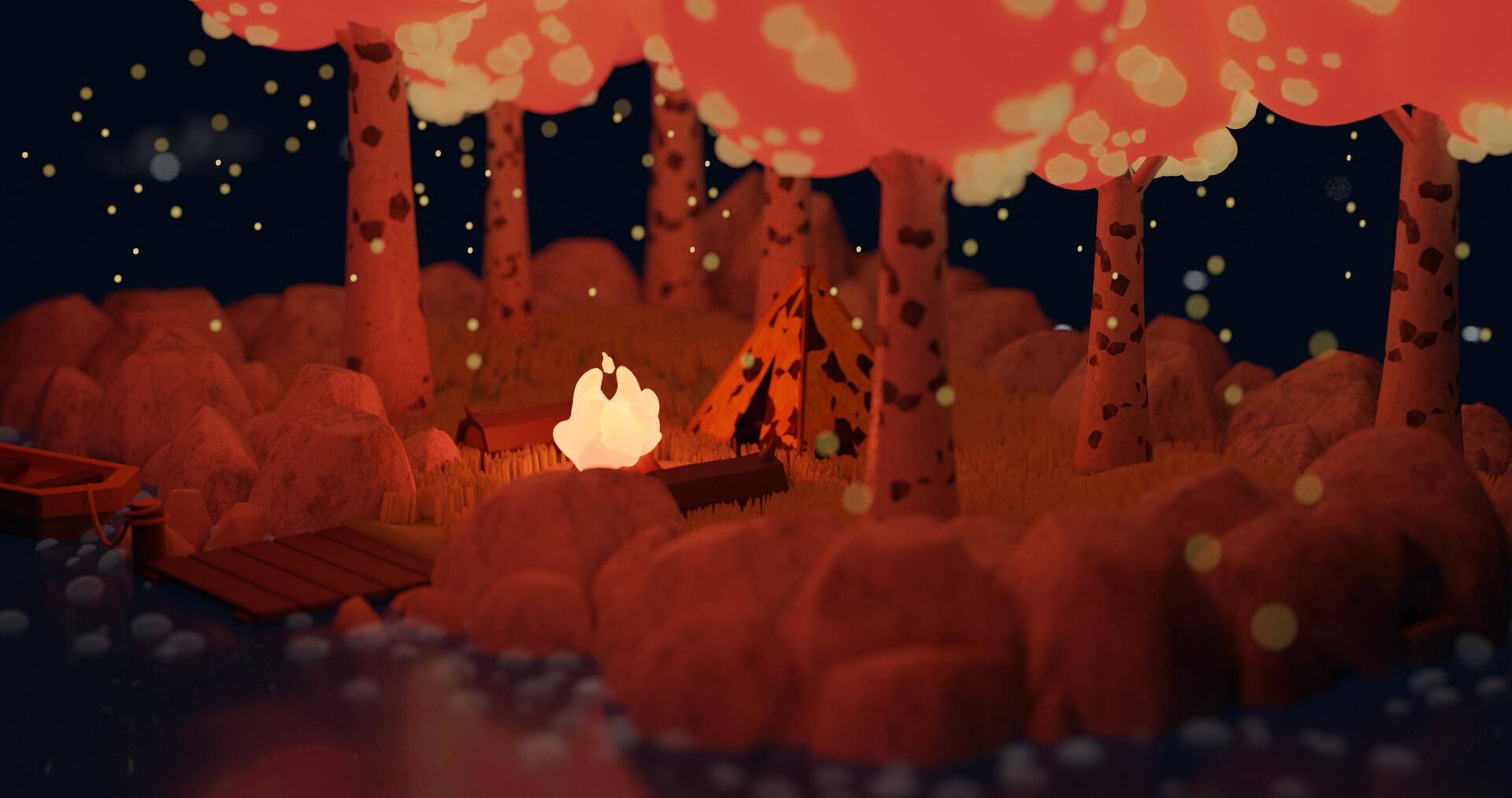 ArtStation - Campfire Island