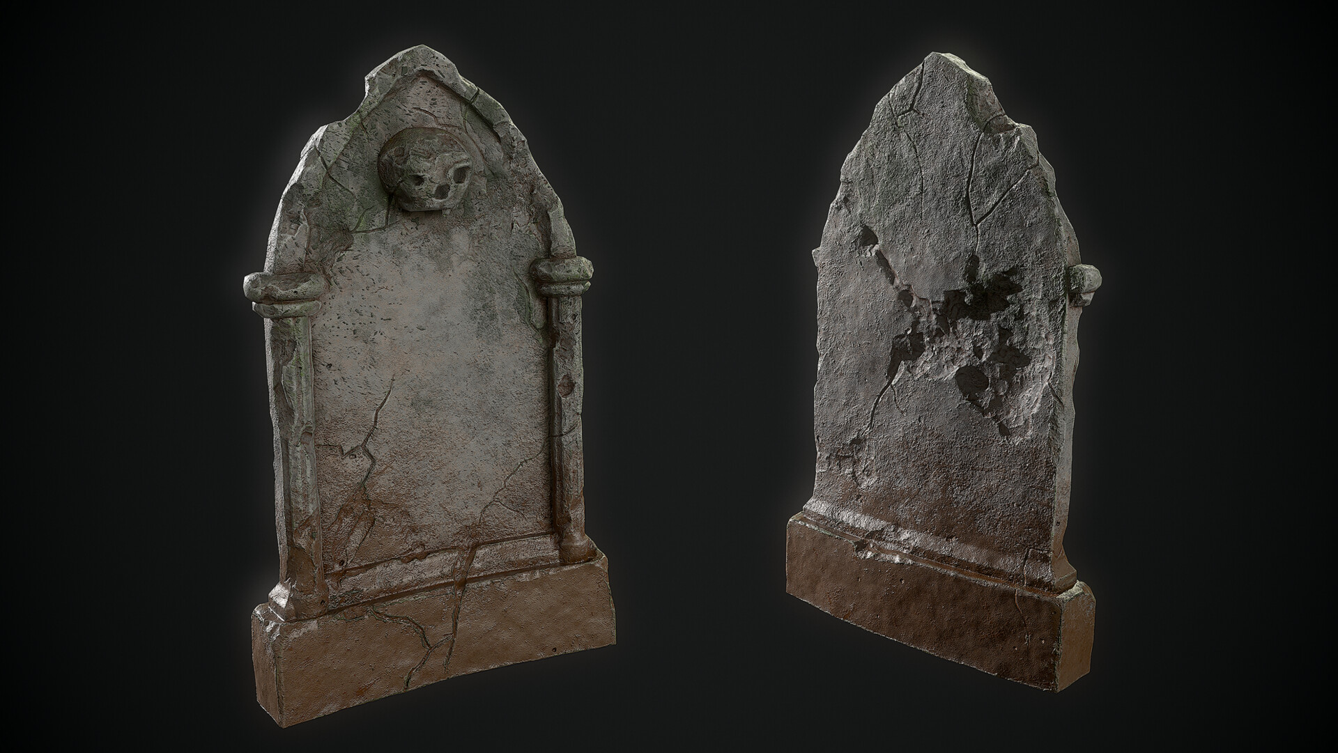 ArtStation - Spooky Tombstone