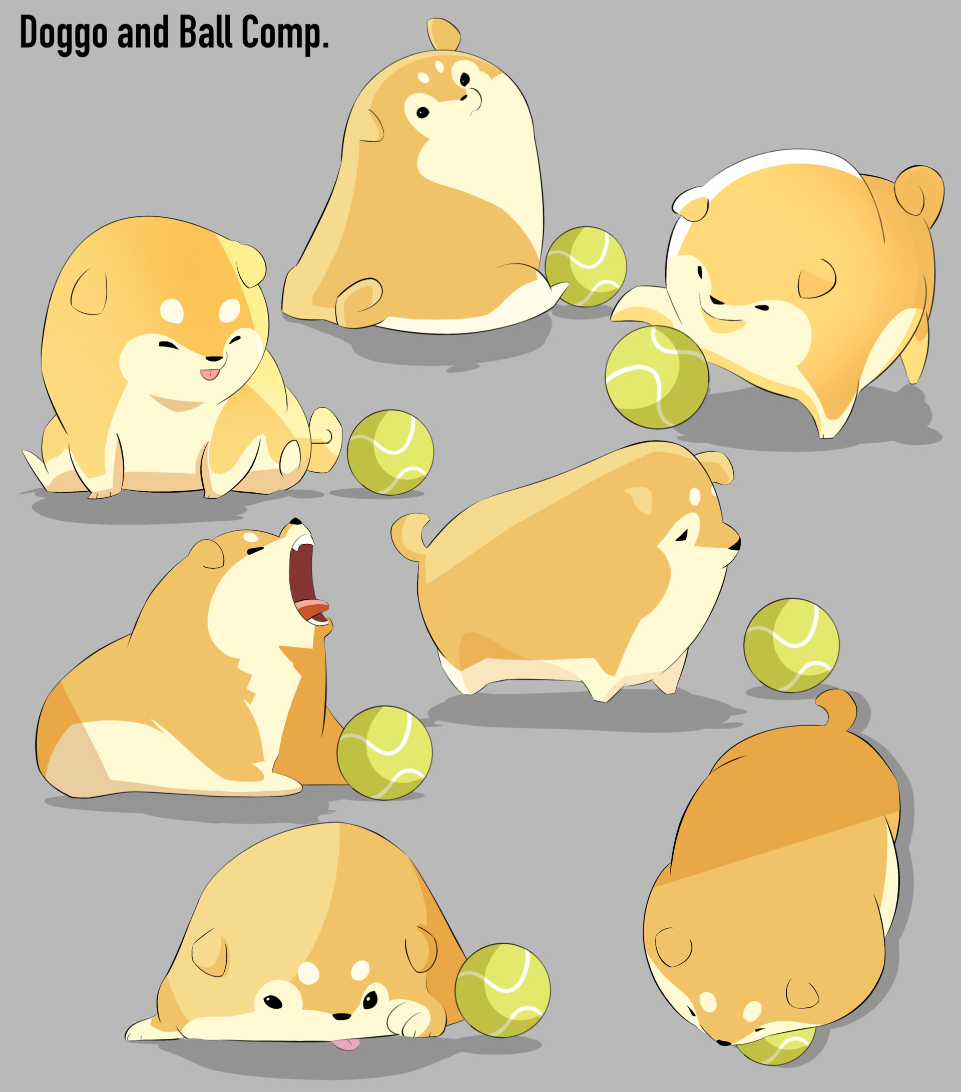 ArtStation - Cute Doggo Sketch