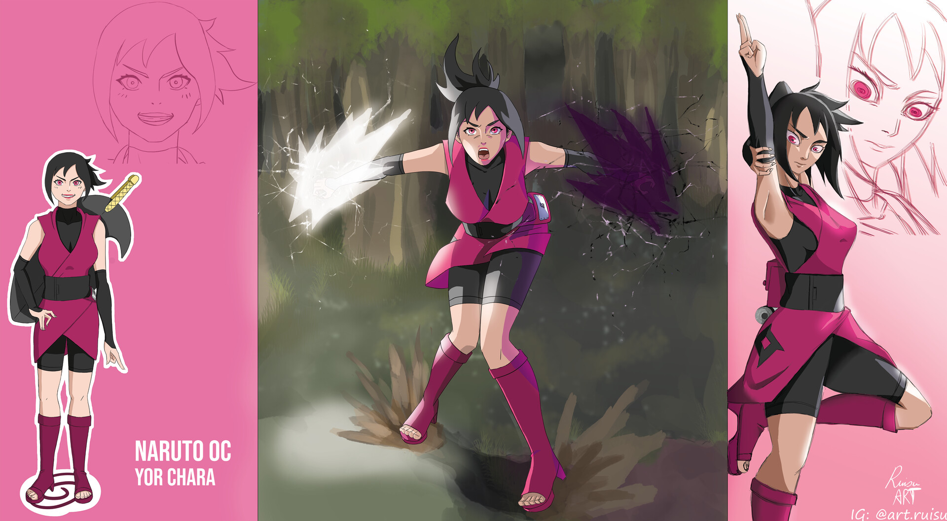 Ruisu Art - NARUTO OC - Yor Chara