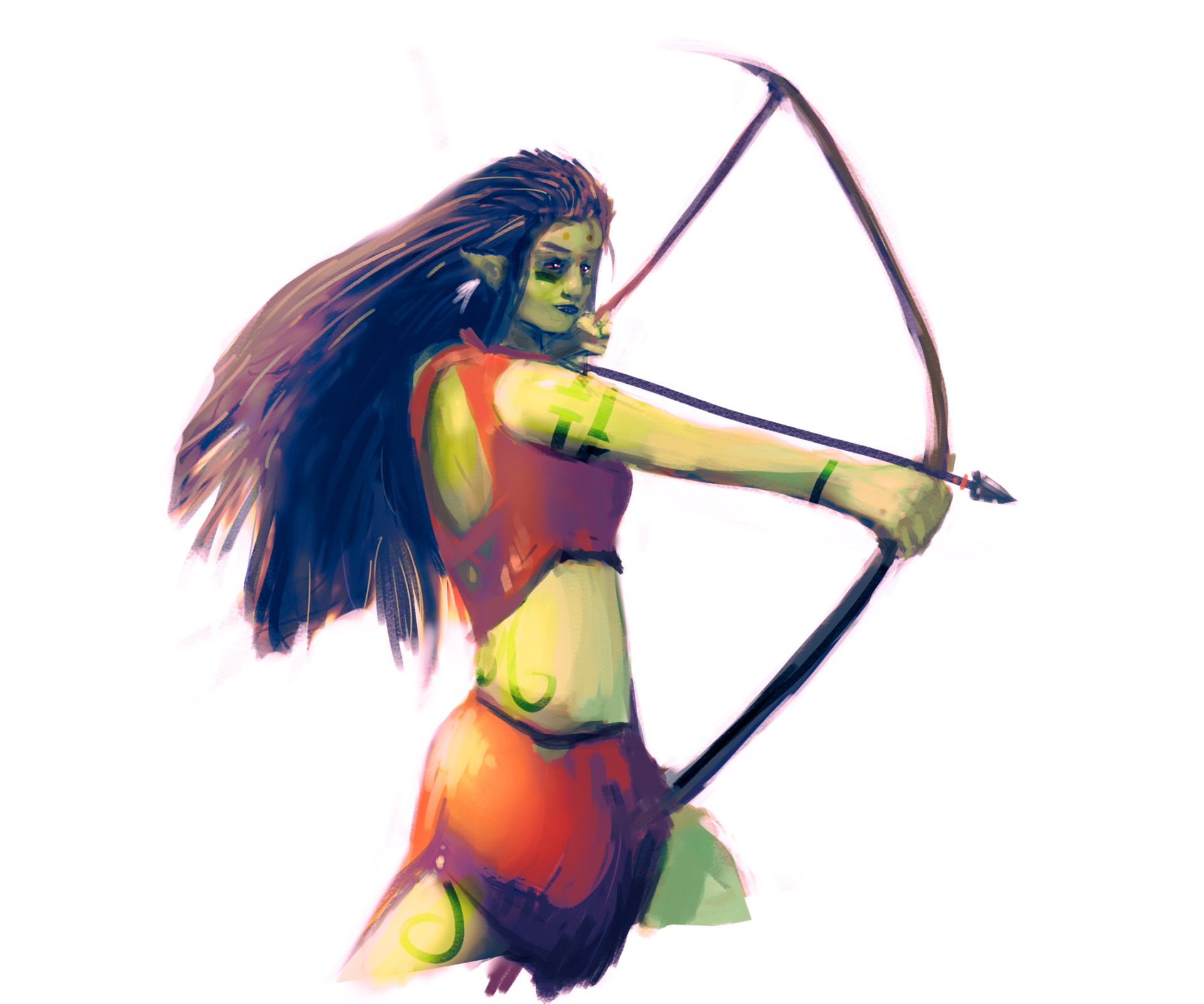 ArtStation - Orcish Ranger