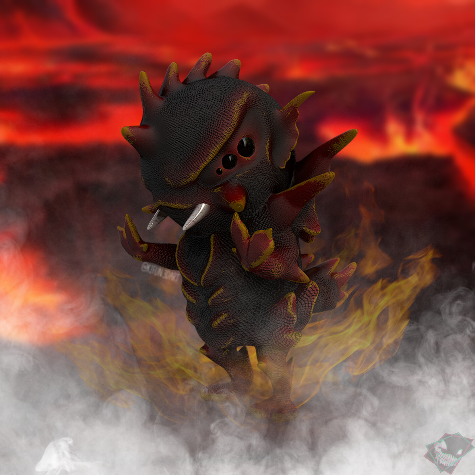 ArtStation - VOLCANO MONSTER