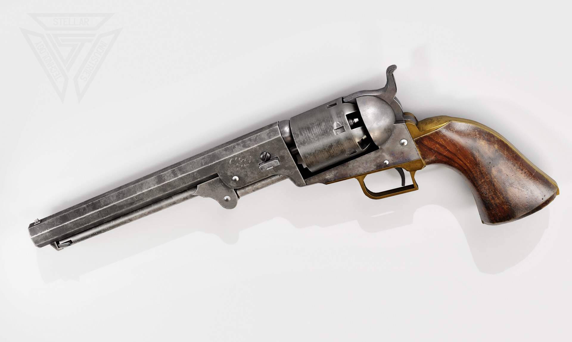 Stellar Works - Colt Navy Revolver | Game Asset