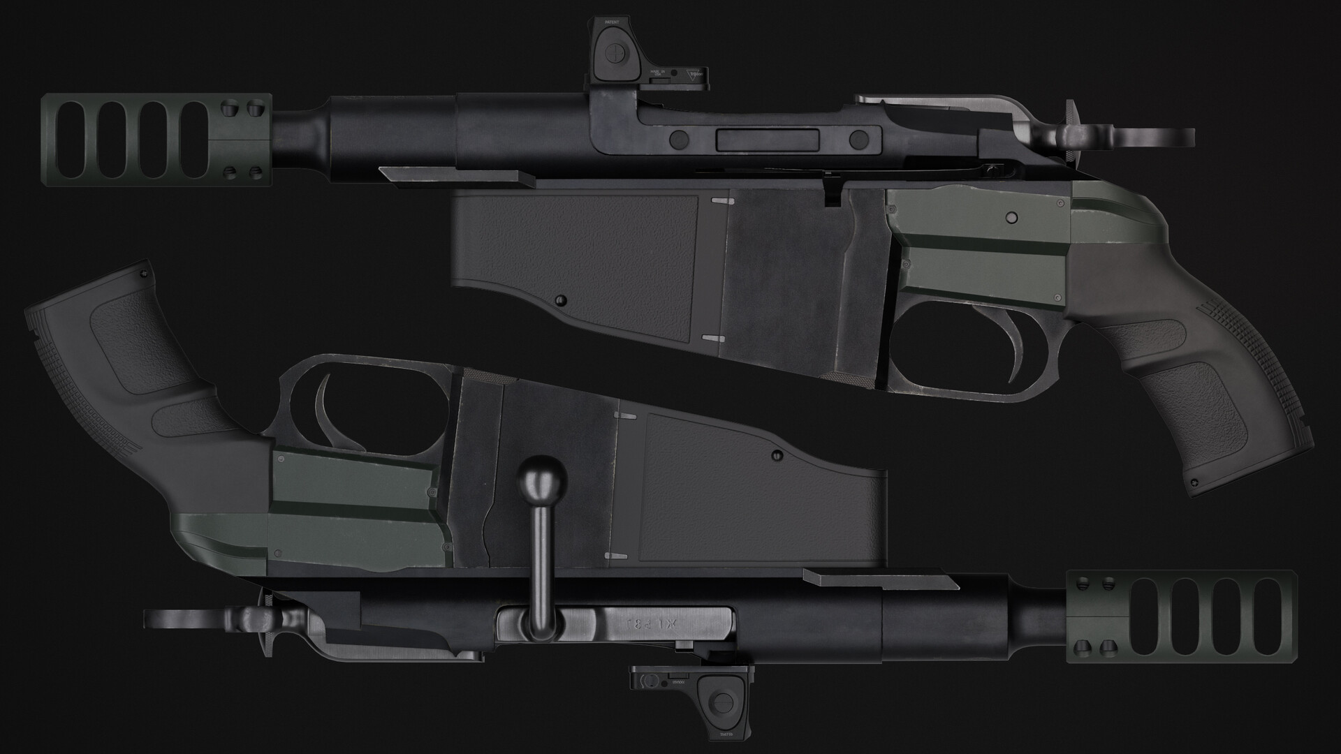 ArtStation - Sawn-off Mosin Nagant