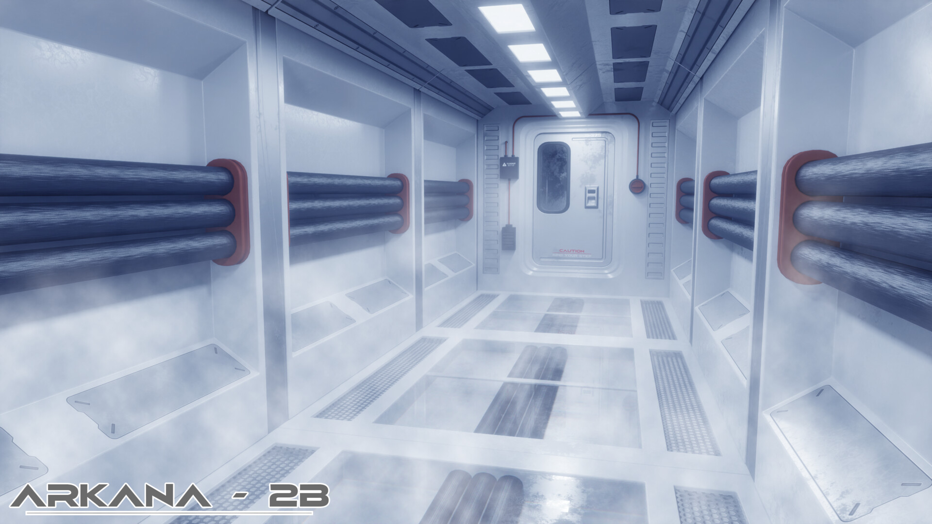 ArtStation - Sci-Fi Modular Corridor - Game-Ready