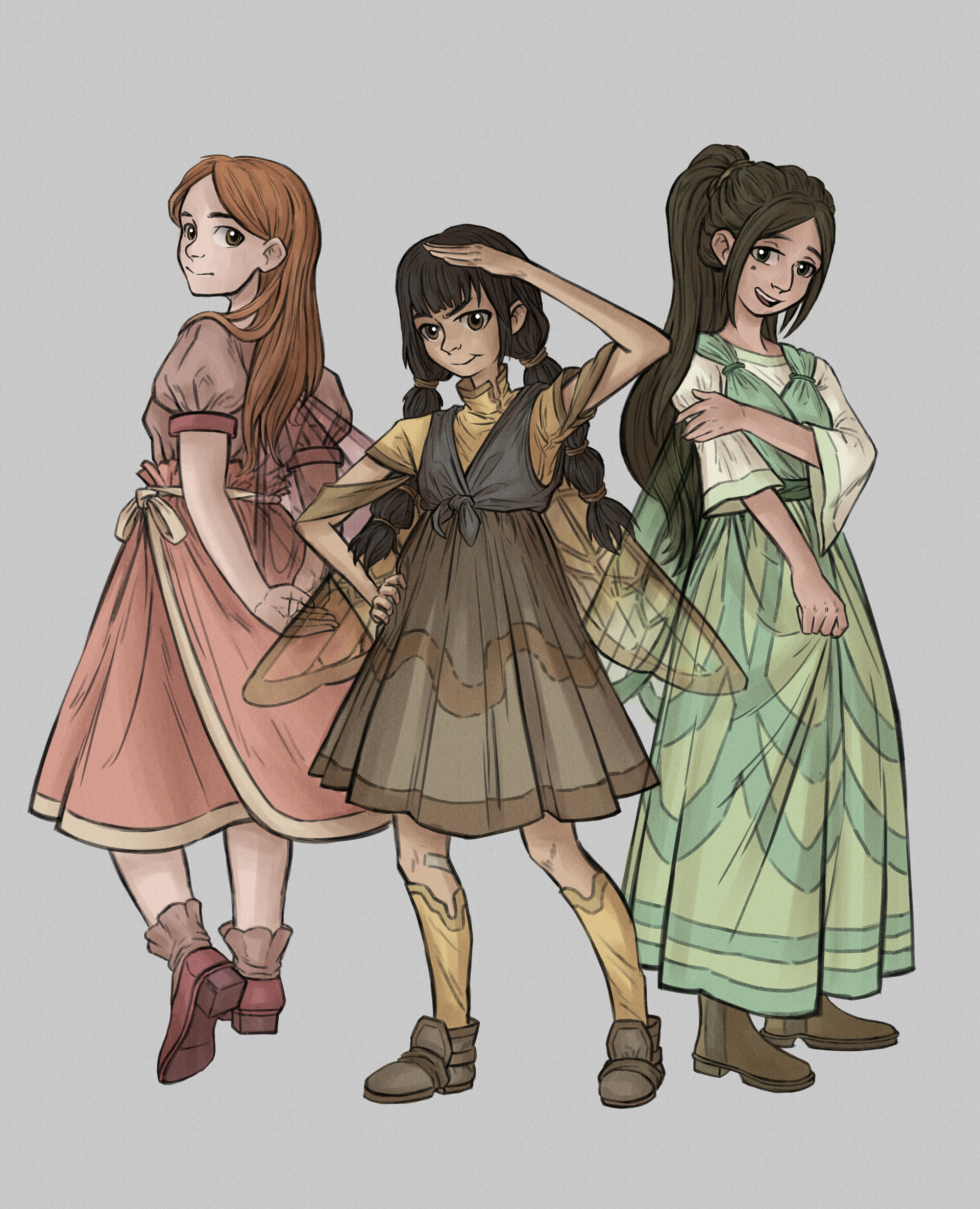 ArtStation - Character Design: Fairies