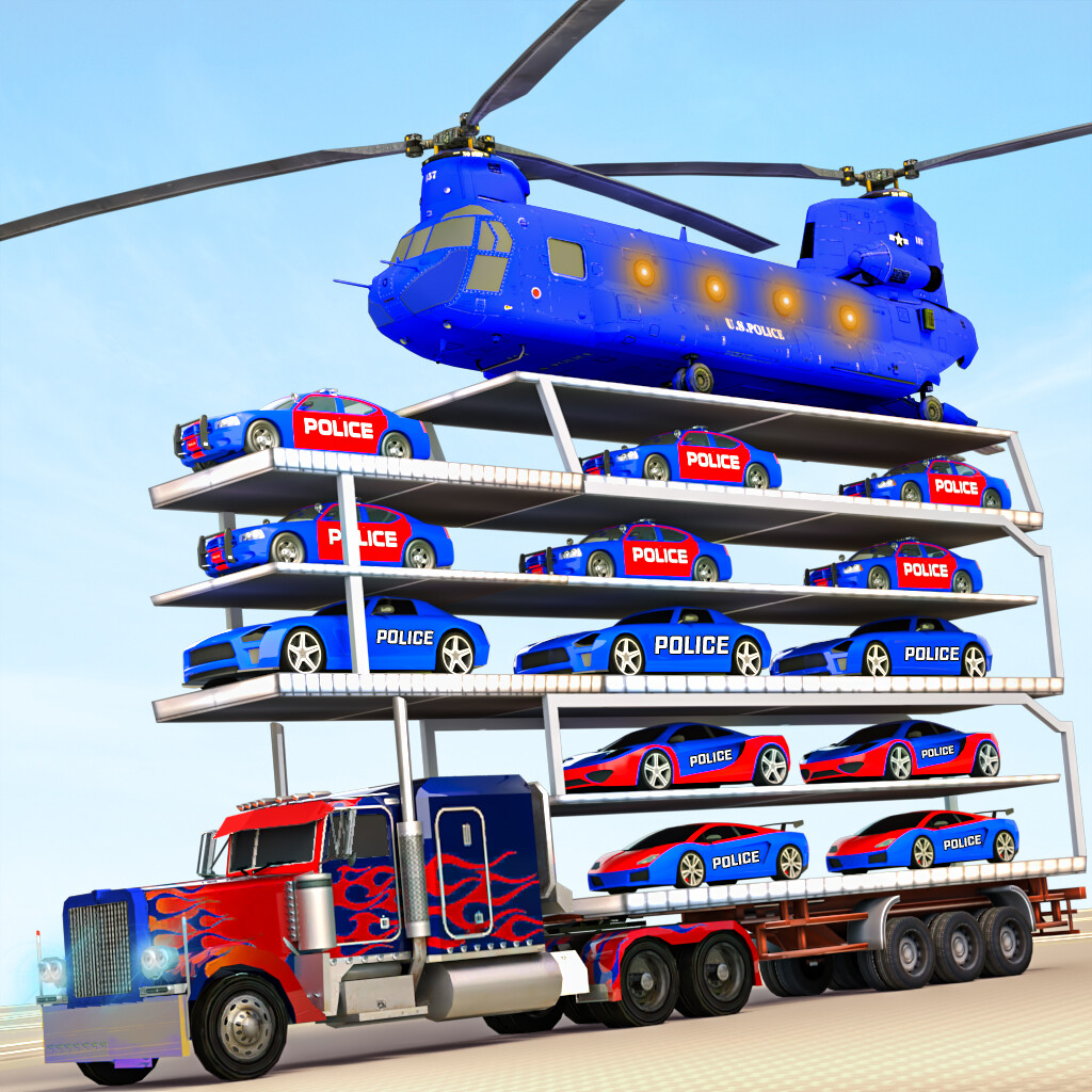 ArtStation - US Police Car Transport Games
