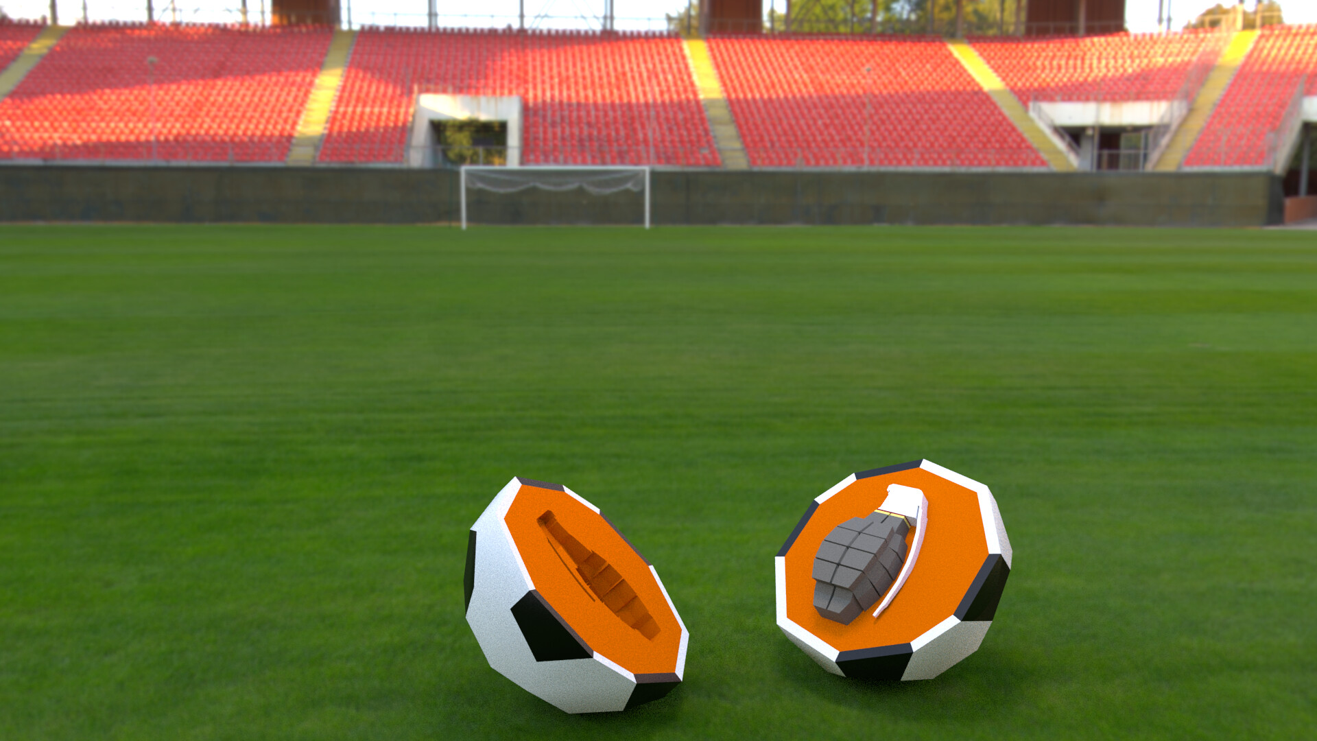 ArtStation - New game idea : Grenade ball!