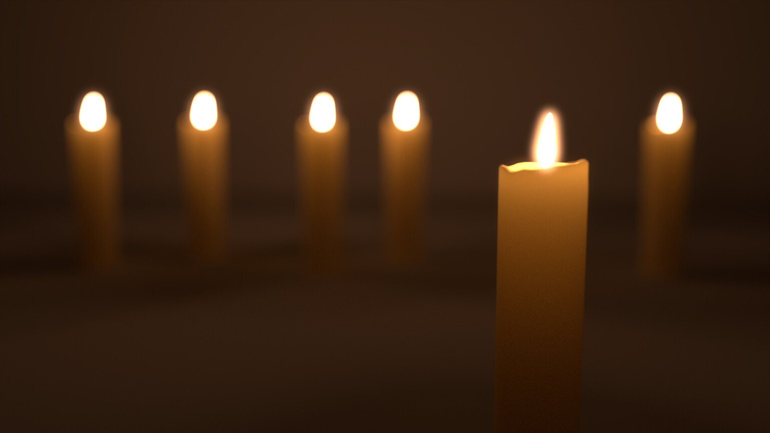 ArtStation - Candles - 3D Render