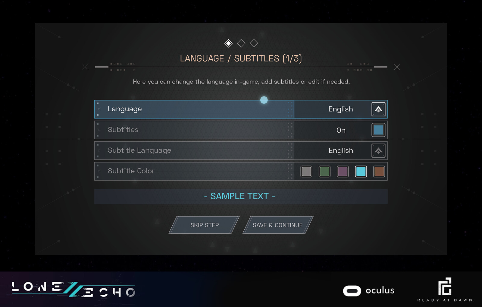 Dorottya 'Doro' Kollo - Lone Echo 2 / Setting Ideas & Accessibility Explorations